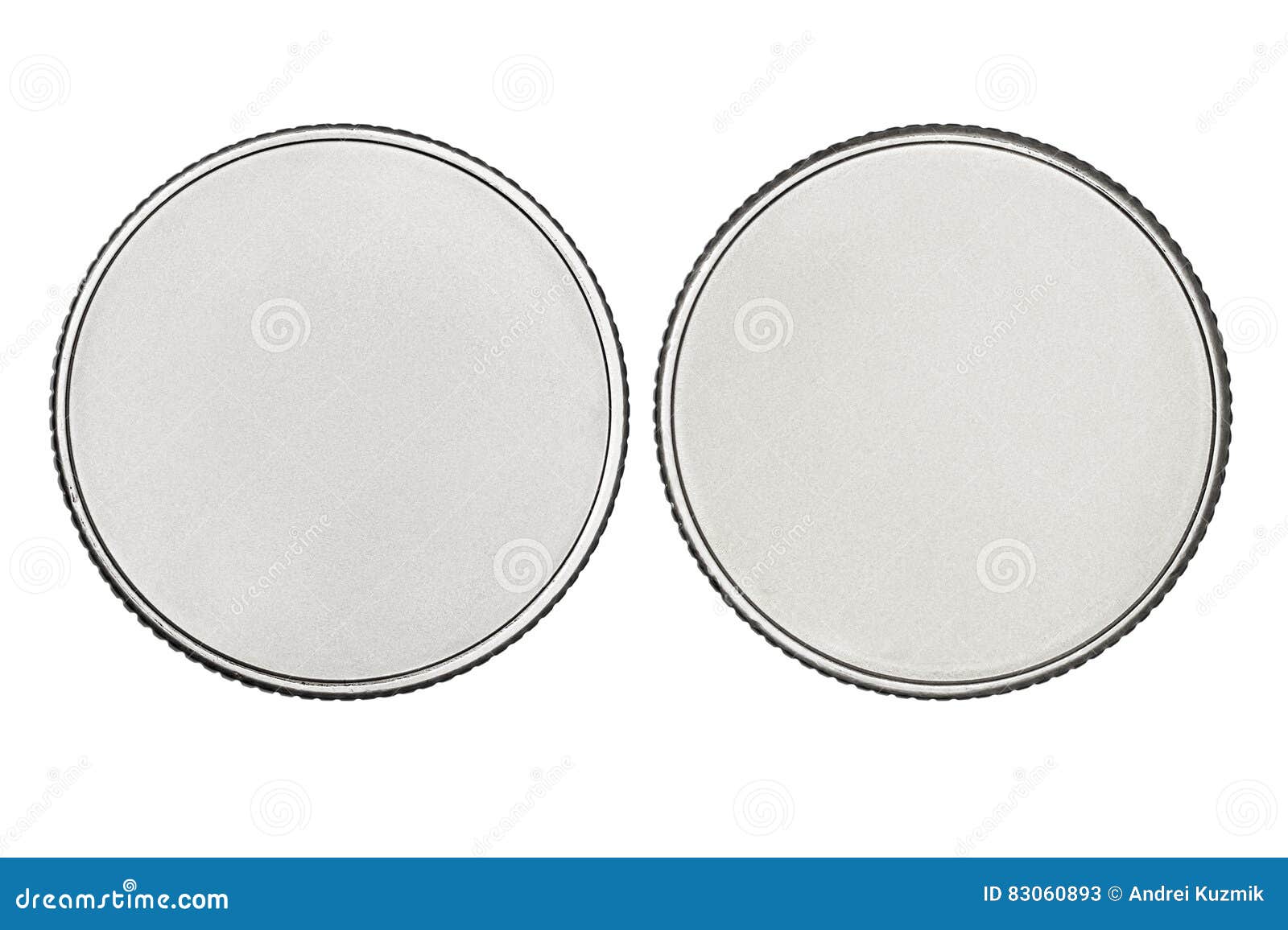 Empty silver coin stock image. Image of nickel, macro - 83060893