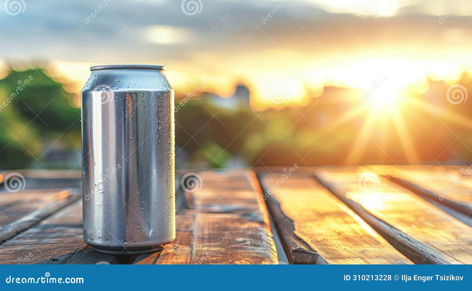 Drink Aluminum Can 330 Ml Isolated On White Background Realistic Mockup ...