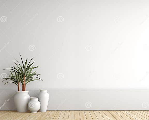 Empty Simple Background for Presentation with Wall and Podium Stock ...