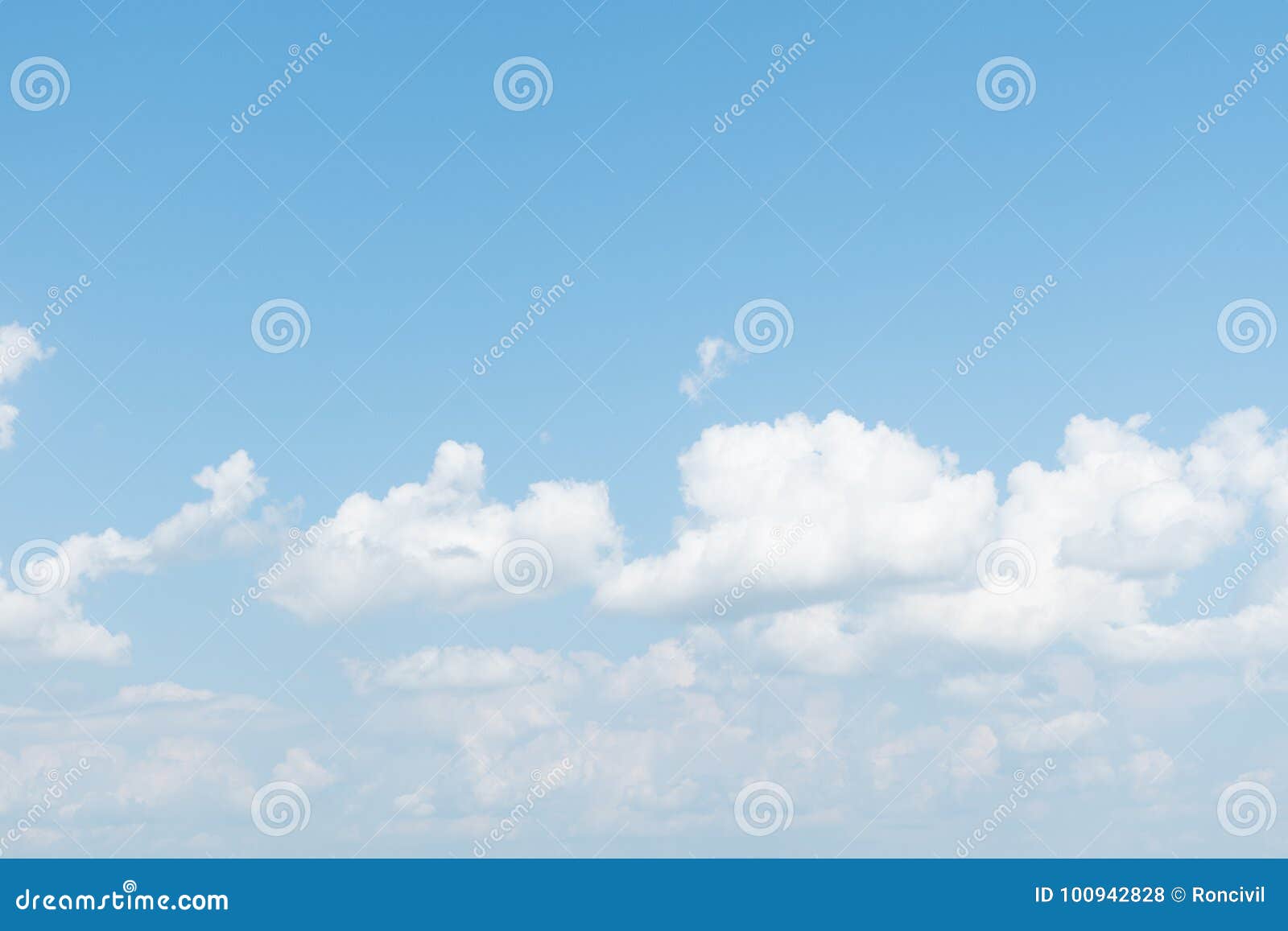 Empty sky background stock photo. Image of spring, space - 100942828