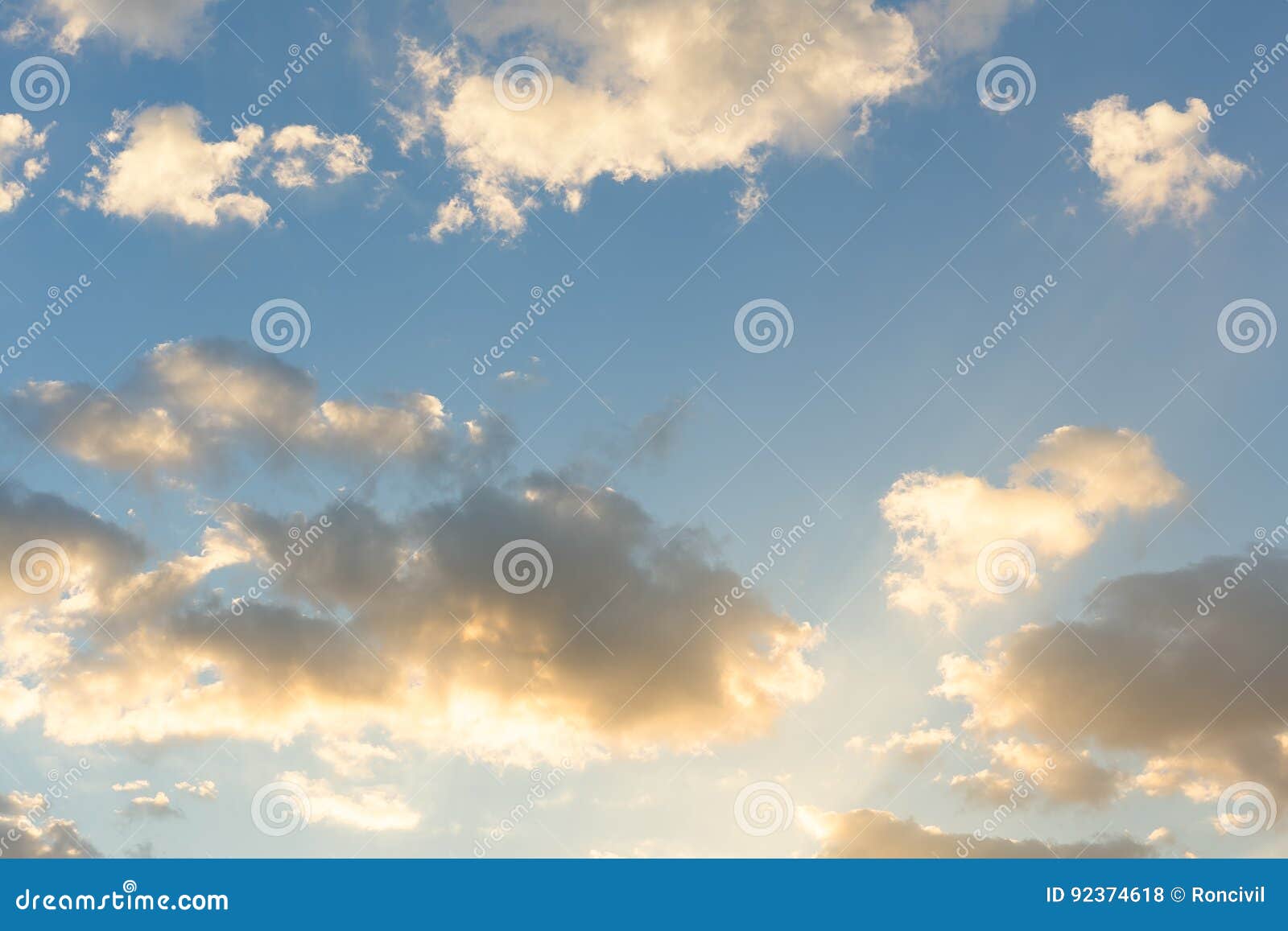 Empty sky cloud stock photo. Image of outdoor, beautiful - 92374618