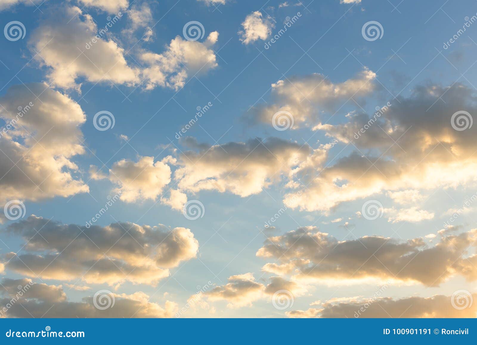 Empty sky cloud stock image. Image of bright, dawn, beautiful - 100901191