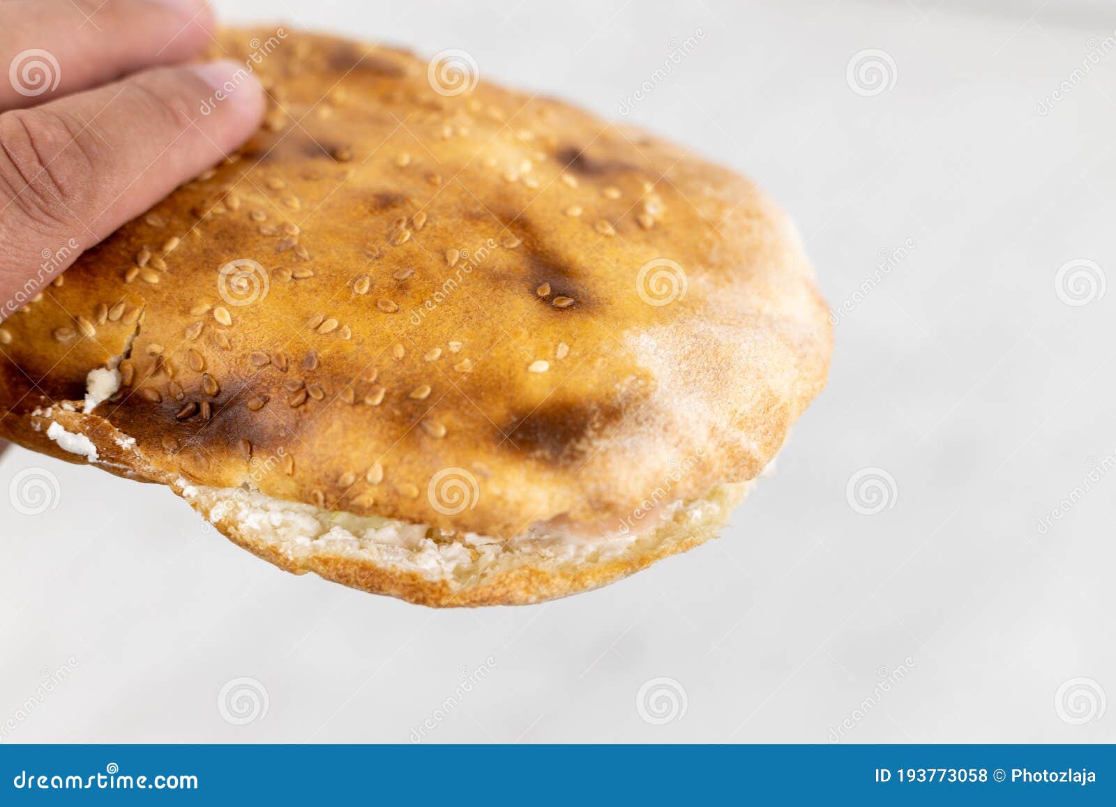 Empty Sliced Sandwich Bread on the Table Stock Photo - Image of ...