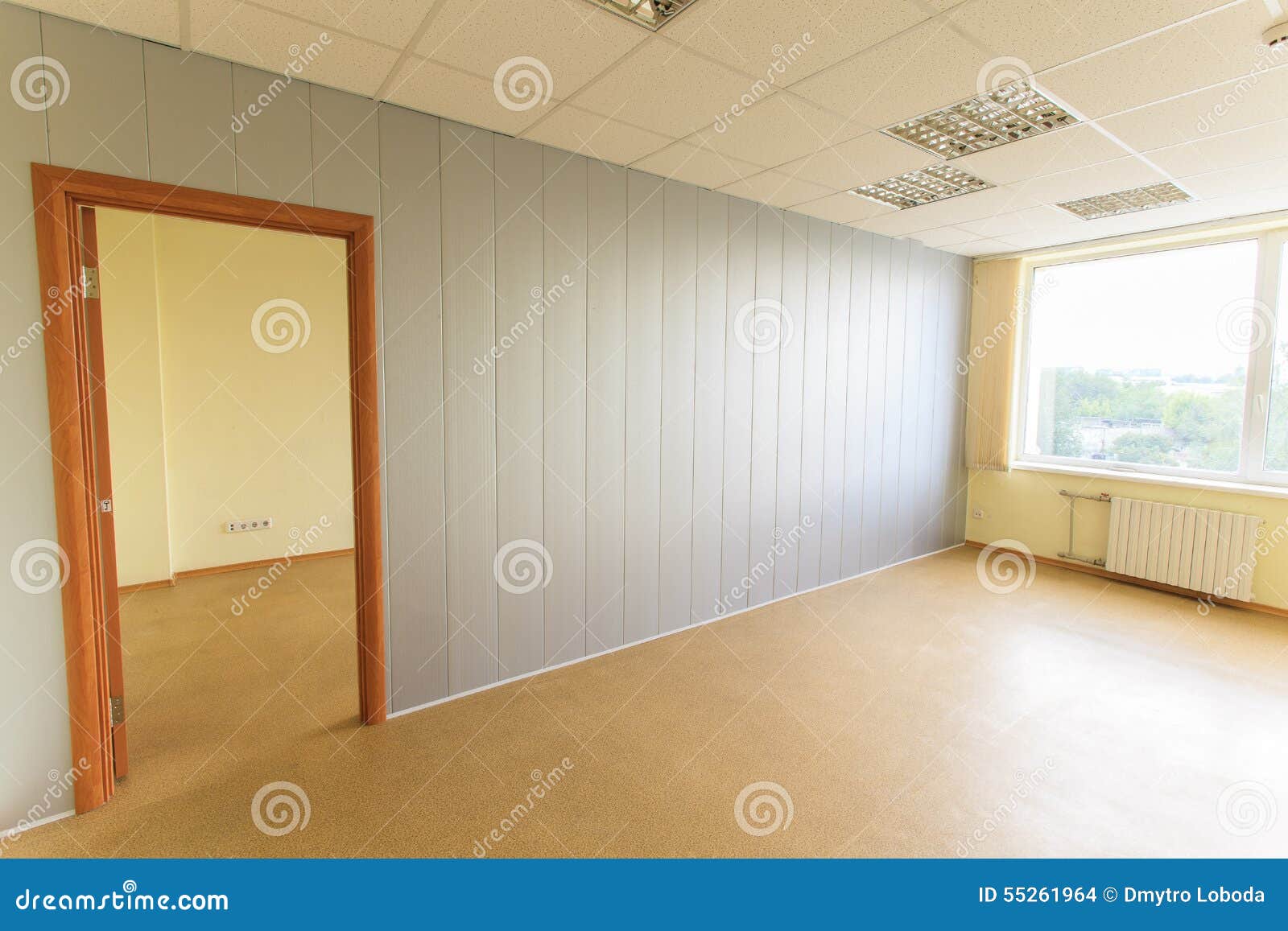 Empty small office room stock photo. Image of chair, exhibition - 55261964