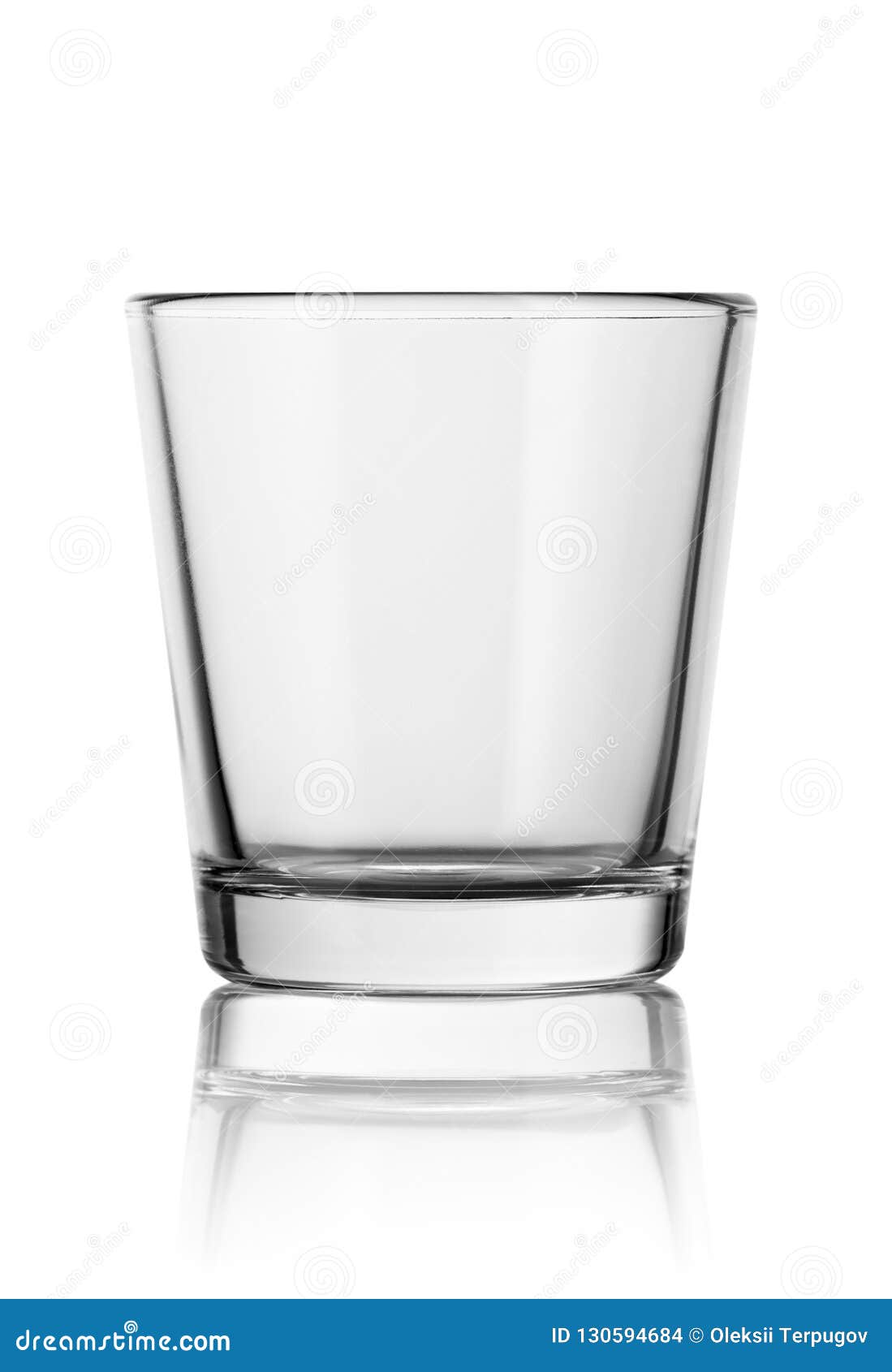 Empty small shot glass stock photo. Image of clean, tableware - 130594684