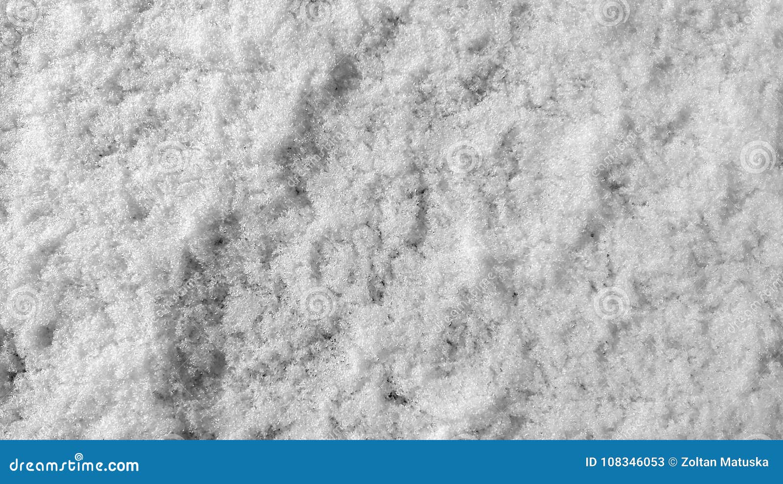 Empty Snow Surface Background Wintertime Cold Material Stock Image ...