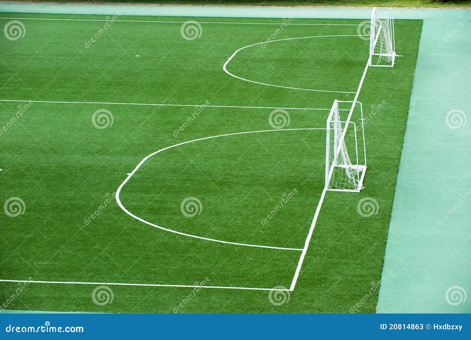 Empty soccer field stock image. Image of sporting, playing - 20814863