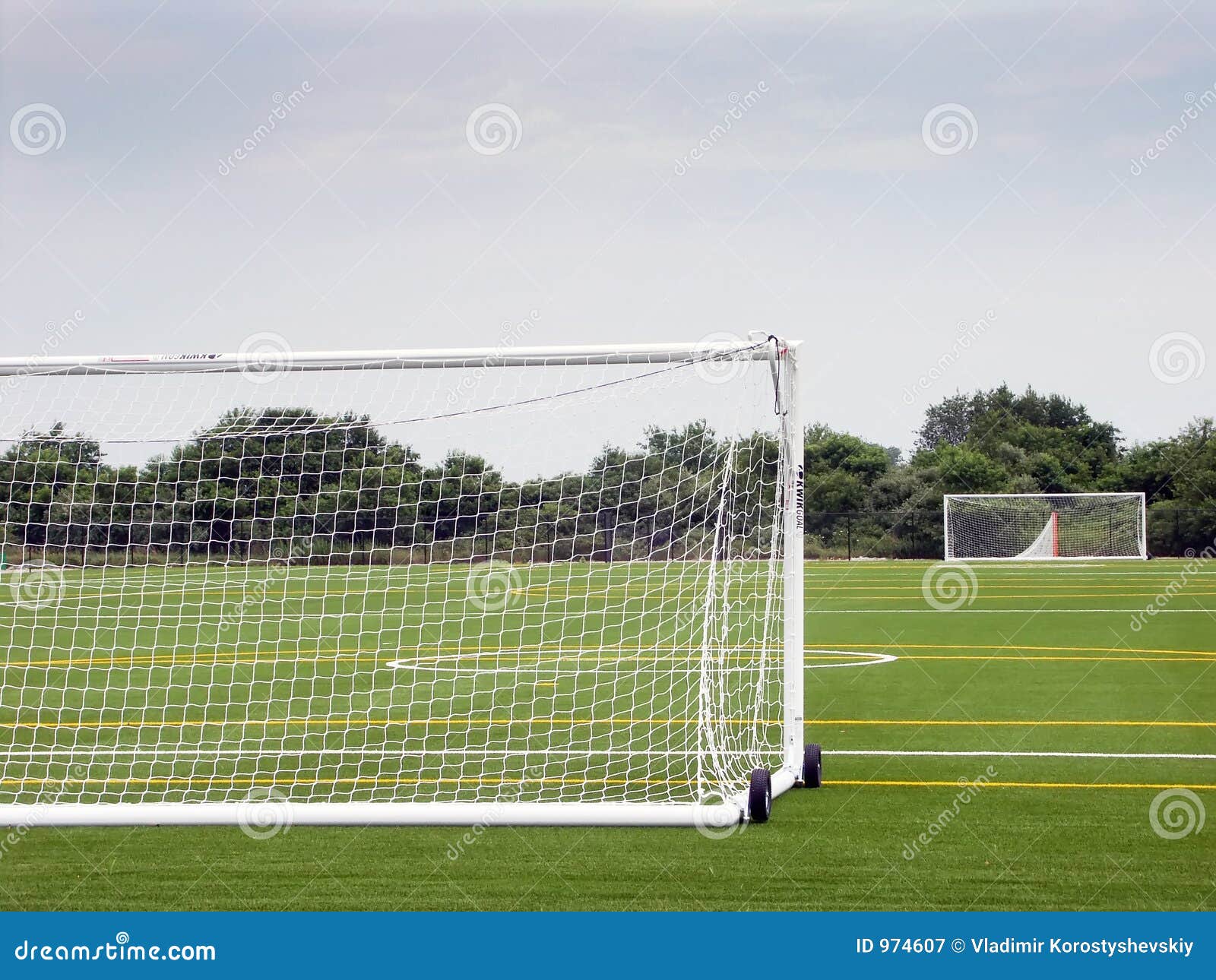 Empty soccer field stock image. Image of playground, game - 974607
