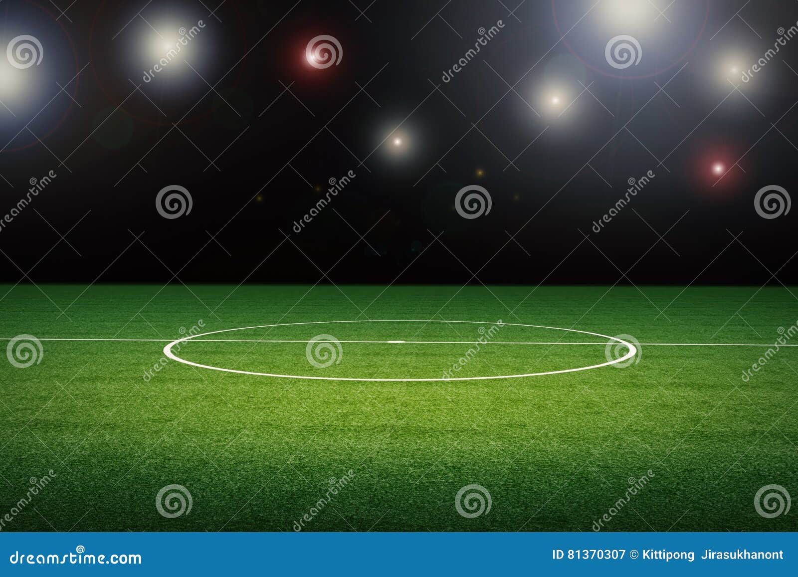 Empty soccer field stock illustration. Illustration of sport - 81370307