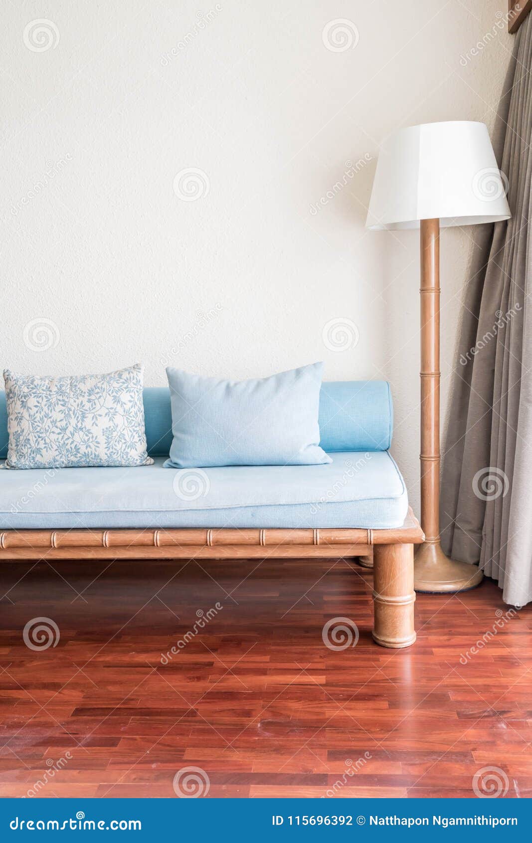Empty Sofa in Living Room Interior Stock Photo - Image of interior ...