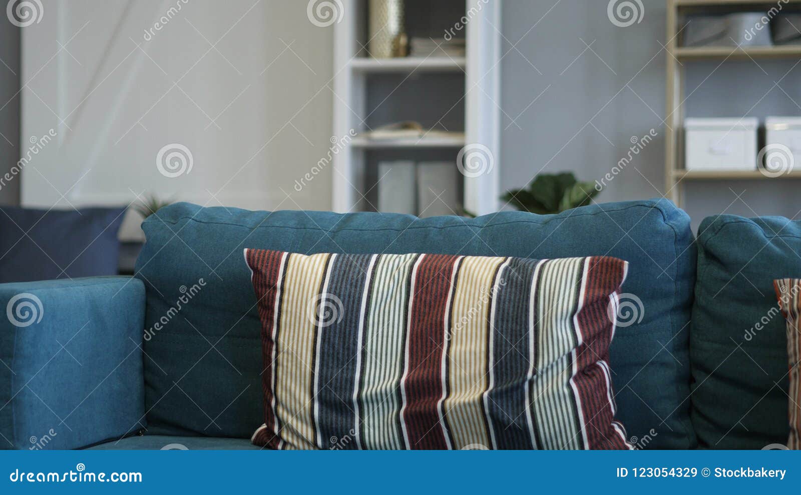 Empty Sofa Seat at Home, Couch Stock Image - Image of money, designer ...