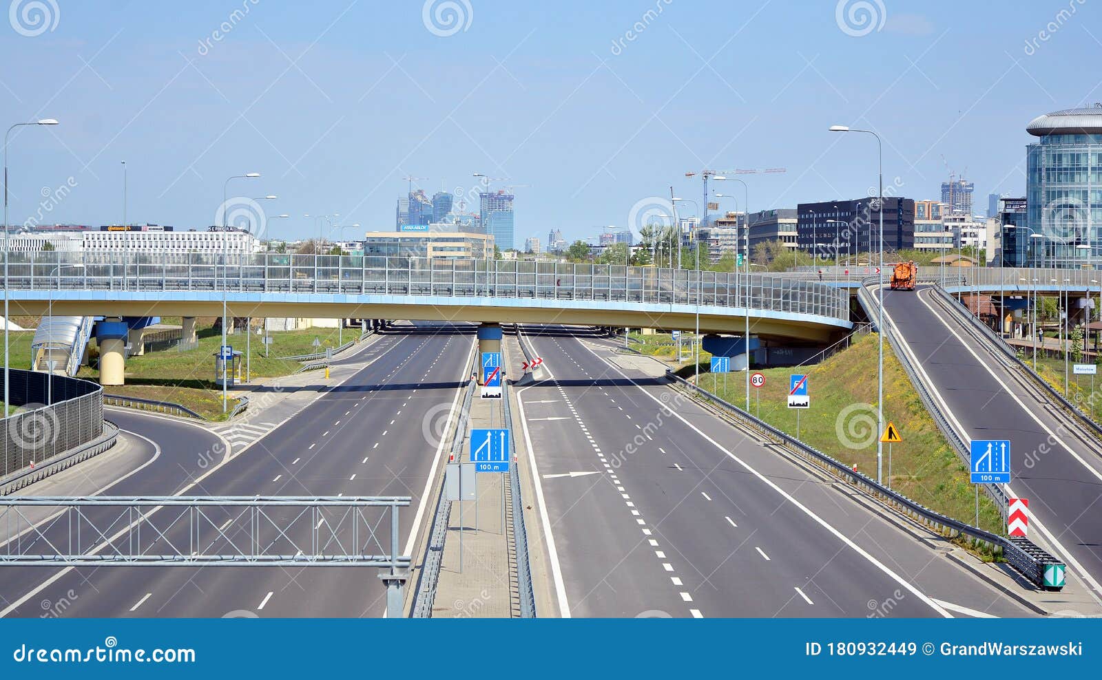The Empty Southern Beltway of Warsaw, S79 Editorial Stock Image - Image ...