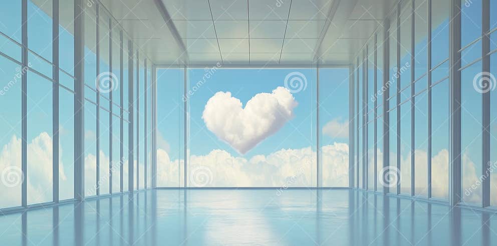 An Empty Space with Expansive Windows Stretching from the Floor To the ...