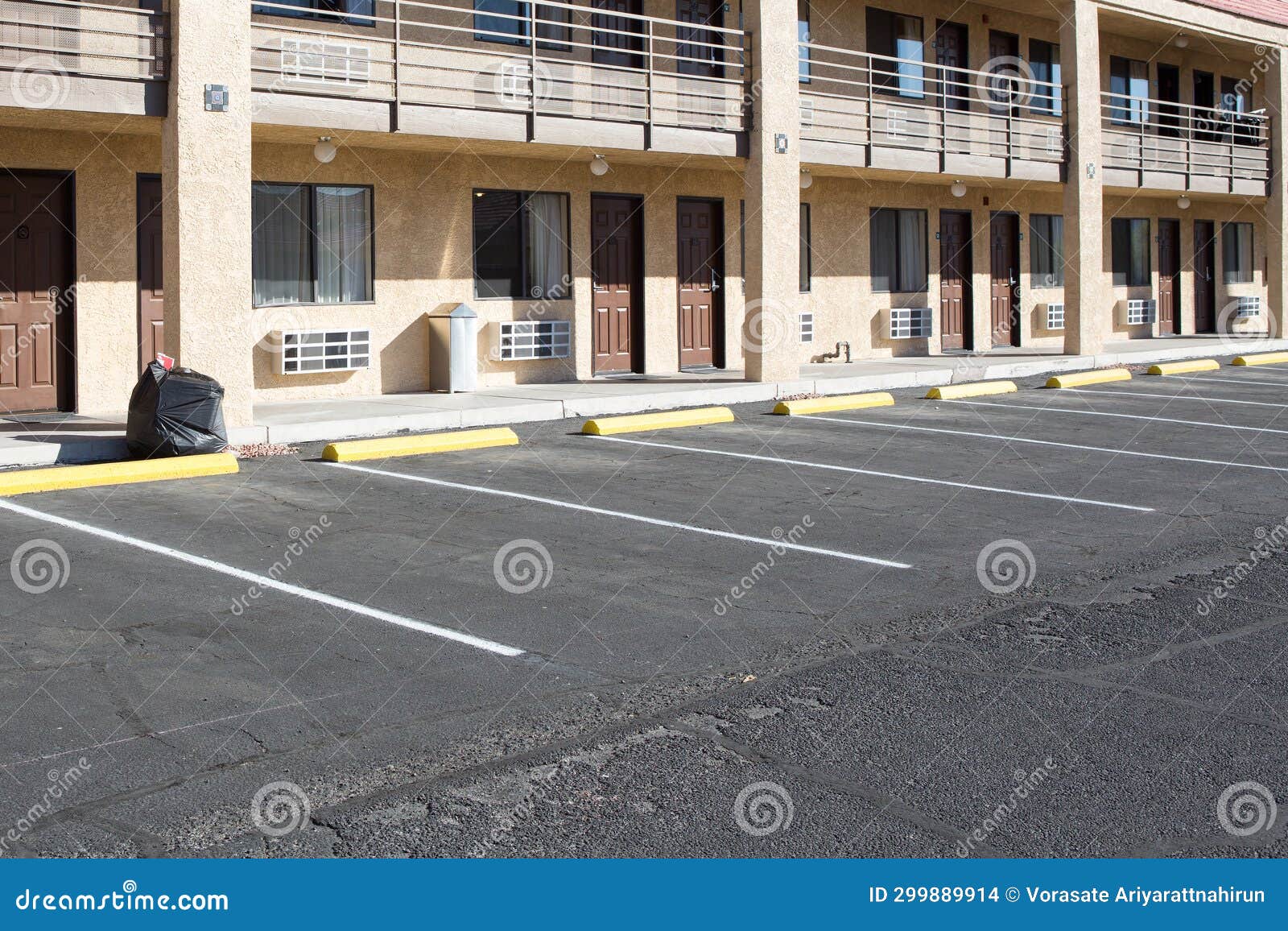 Empty Space in a Parking Lot Stock Photo - Image of vacant, urban ...