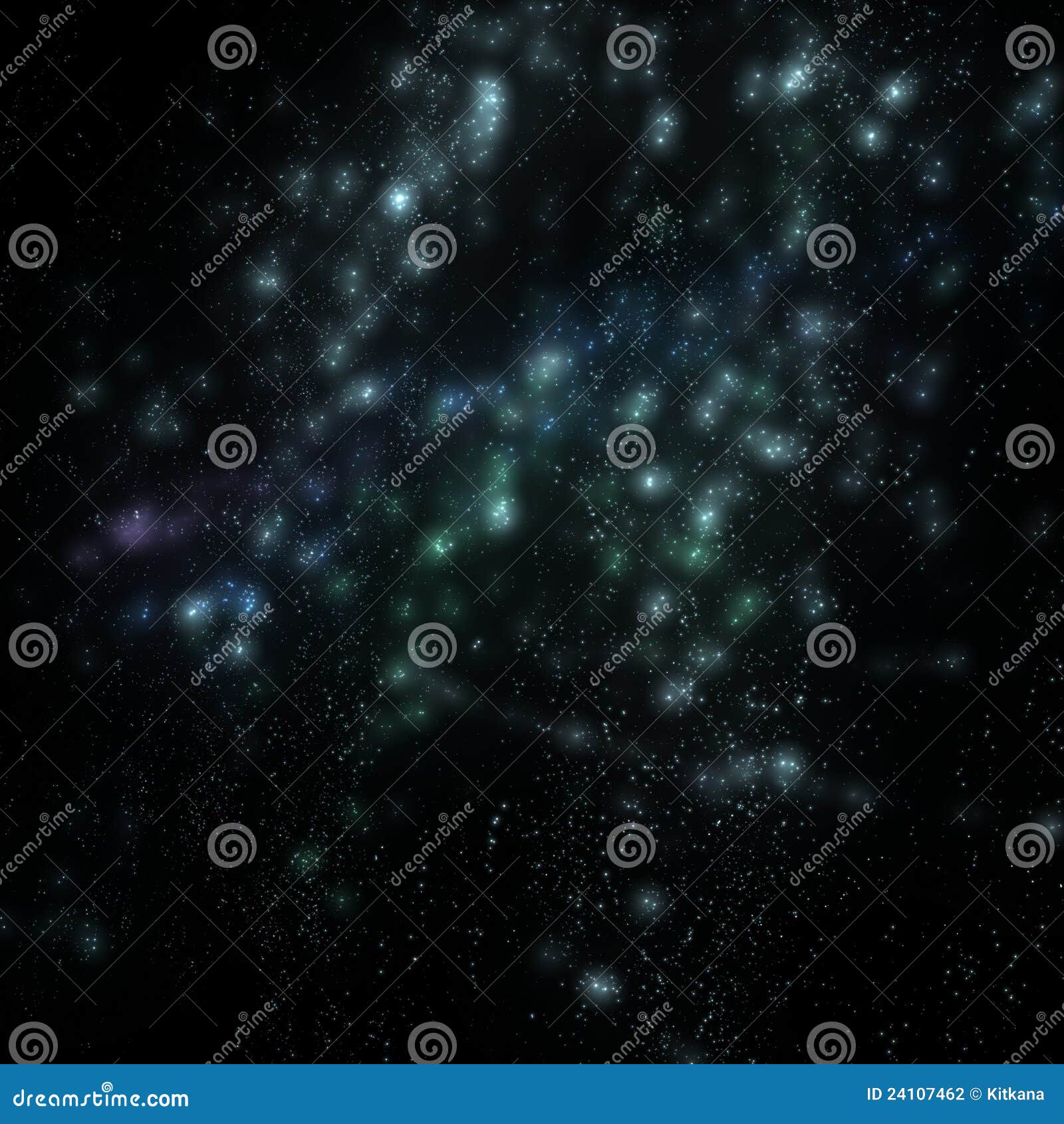 Empty space with stars stock illustration. Illustration of glowing ...