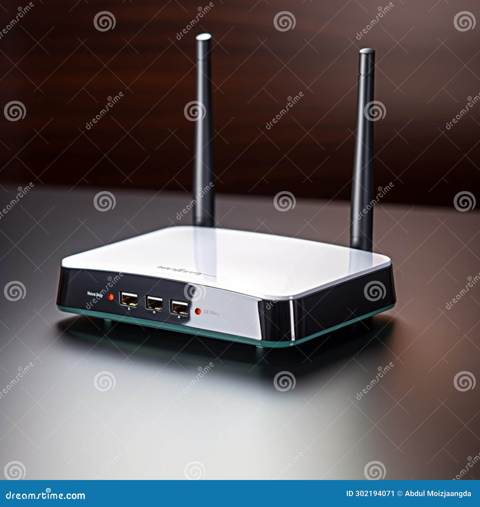 Empty Space on WiFi Router, Ready for Network Innovation Stock ...