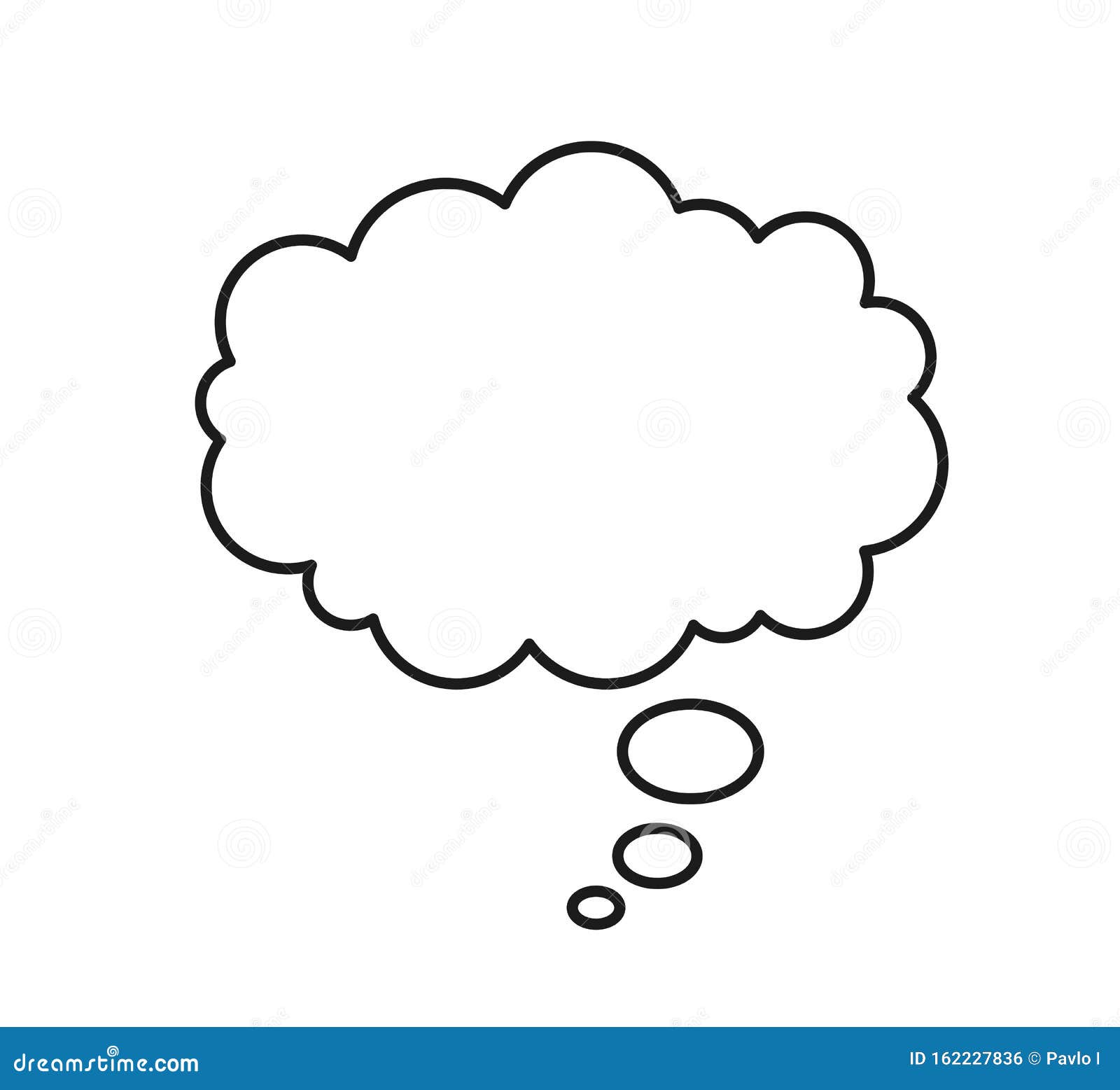 Empty Thought Bubbles