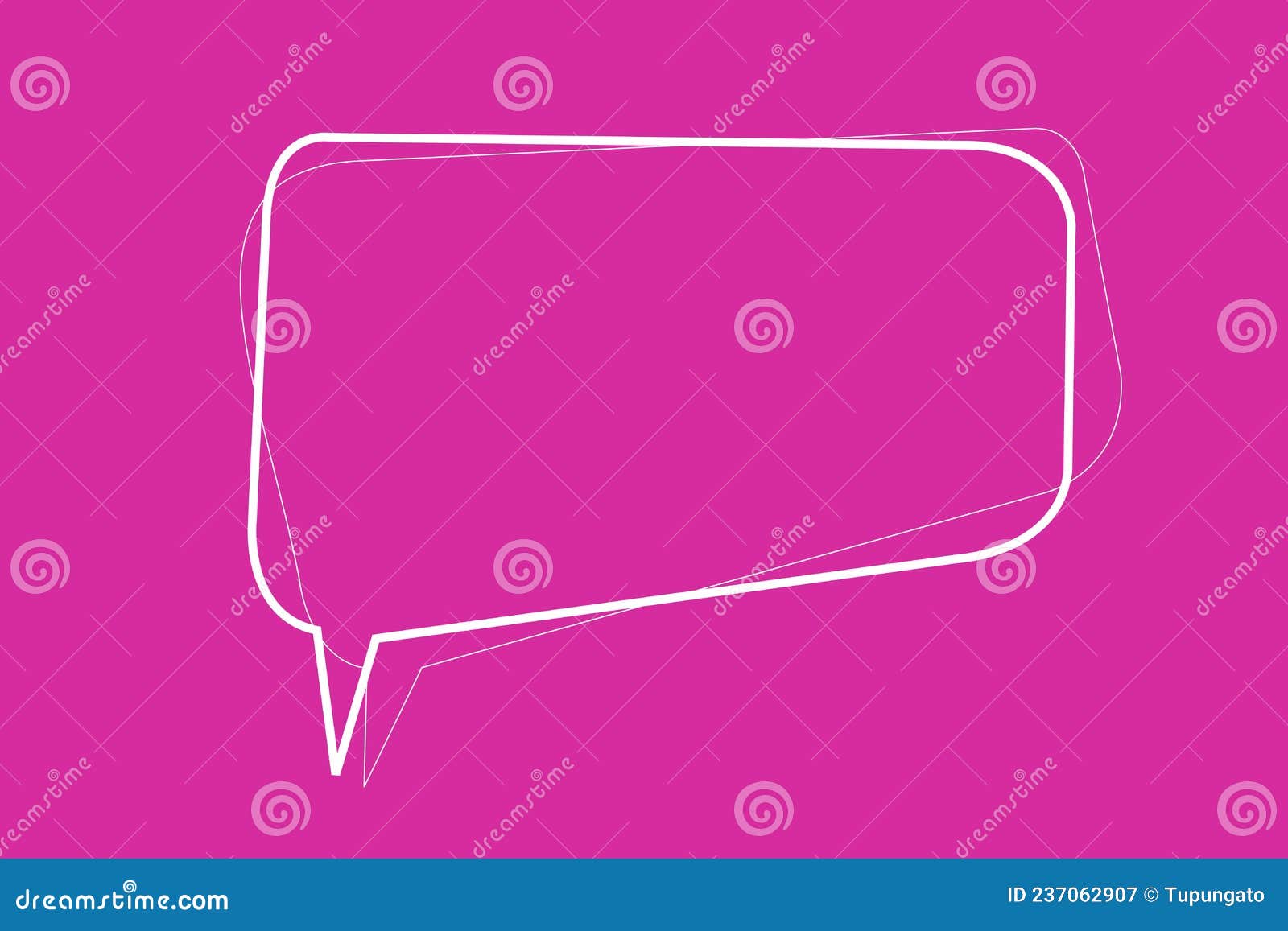 Empty Speech Bubble Vector with Copyspace Stock Vector - Illustration ...