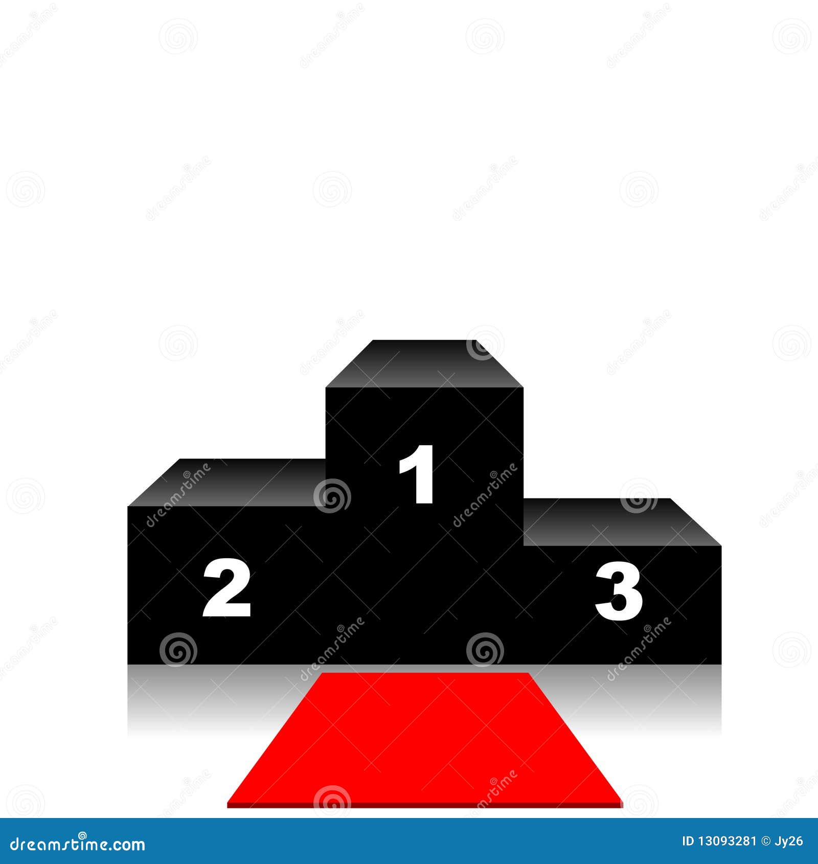 Empty Sport Winning Pedestal or Stand Stock Vector - Illustration of ...