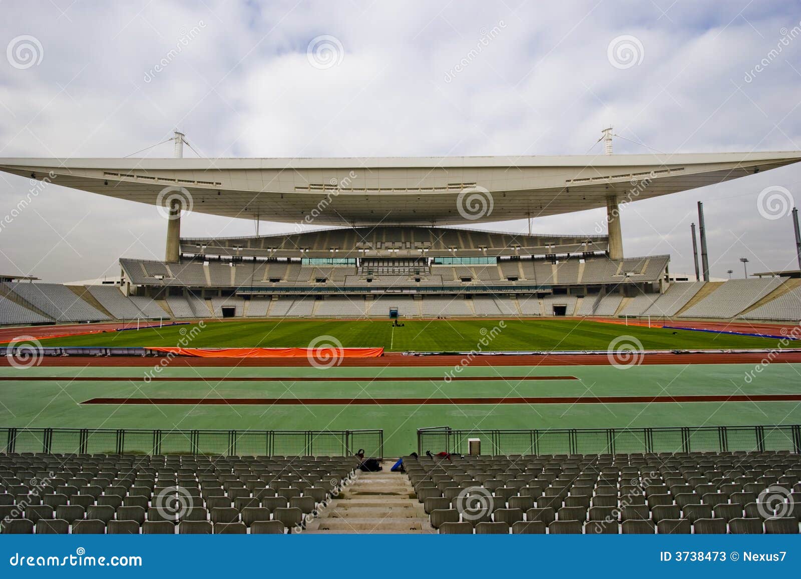 Empty sports stadium stock image. Image of entertainment - 3738473