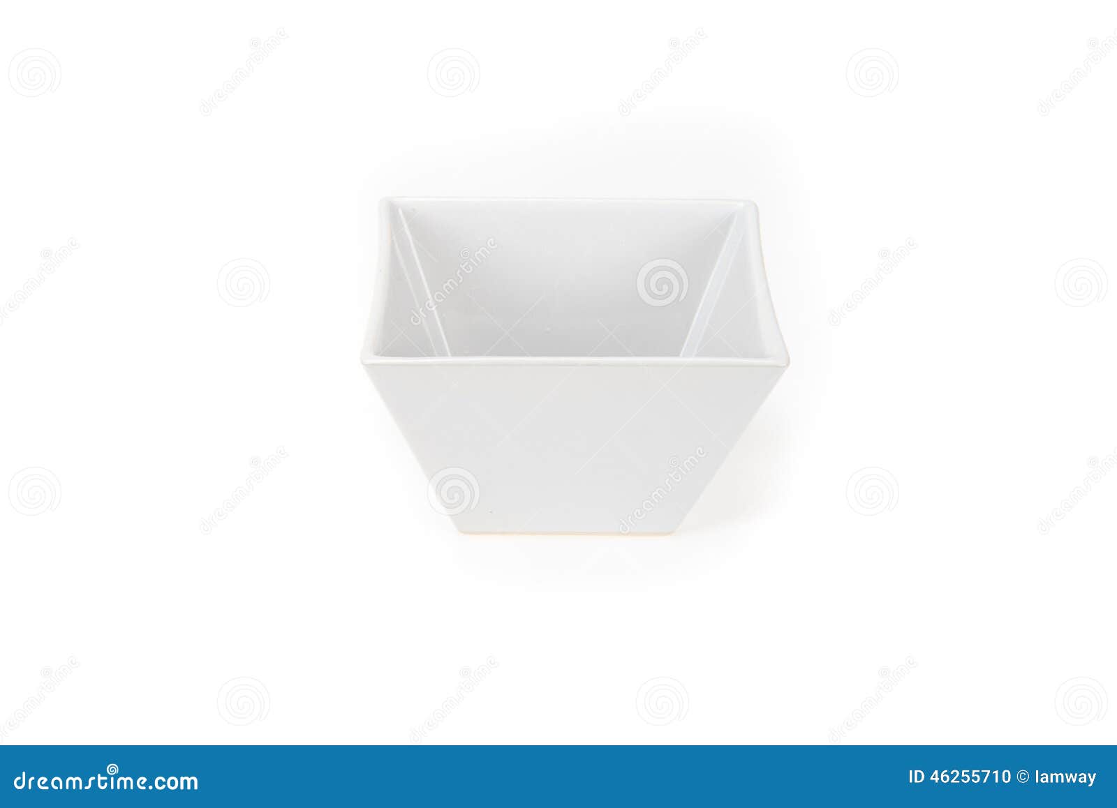 Empty Square Cone Shape Bowl Stock Photo - Image of clean, porcelain ...