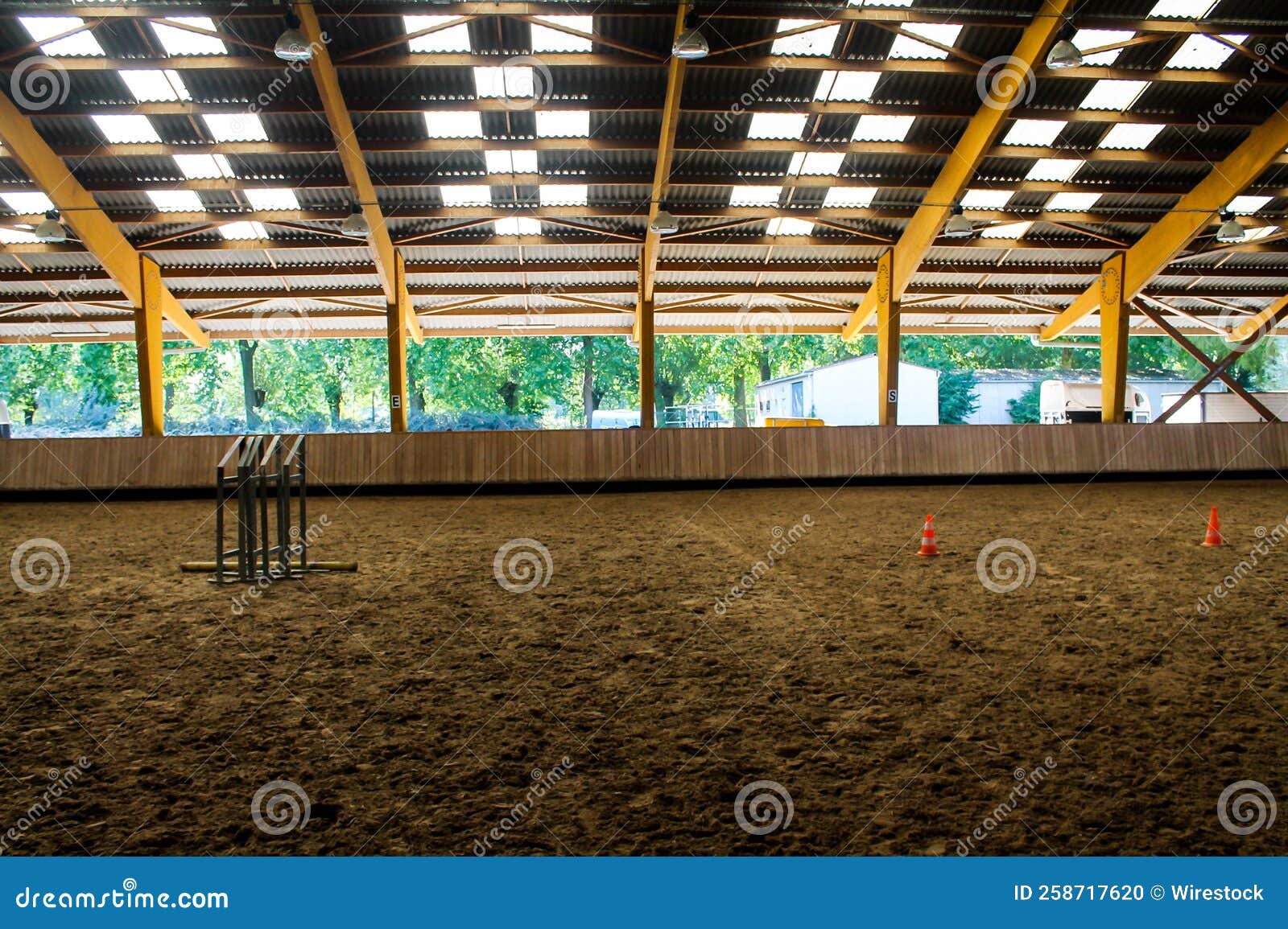 Empty stable in France editorial image. Image of agriculture - 258717620