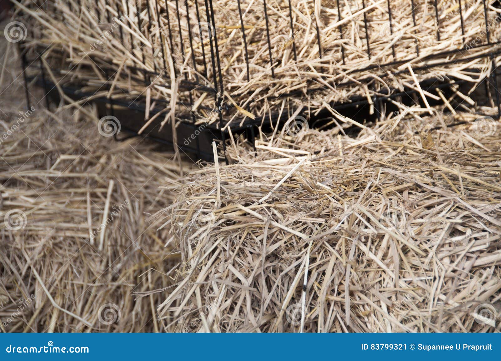 Empty Stack of Hay Bale for Background for Product Display Stock Image ...