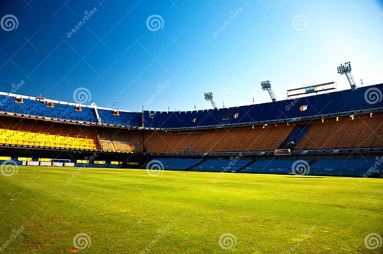 Empty Stadium editorial stock photo. Image of pitch, football - 23813853
