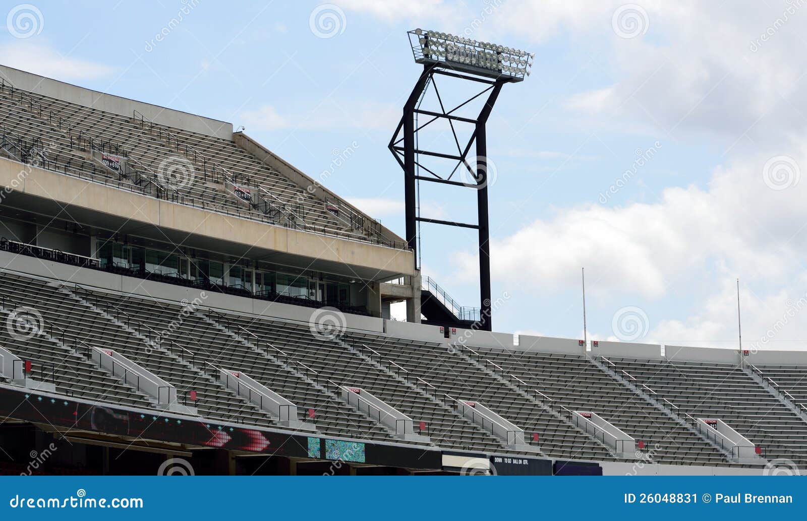 Empty Stadium stock image. Image of sports, stands, stadium - 26048831