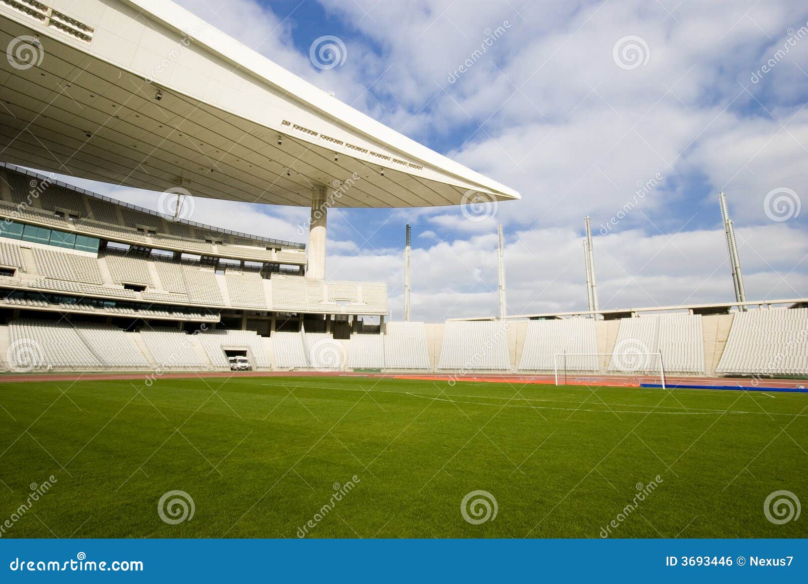 Empty Stadium stock photo. Image of field, concert, baseball - 3693446