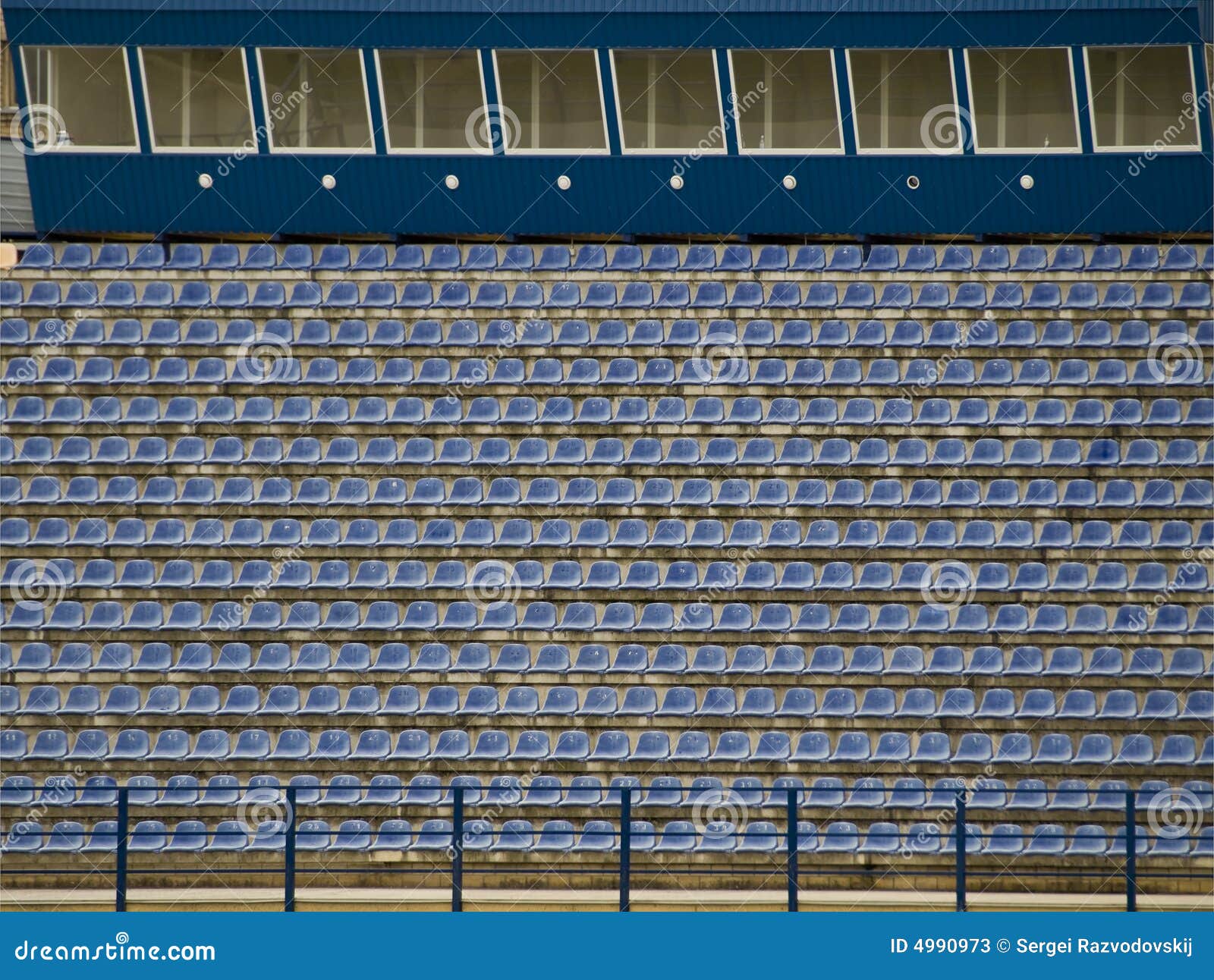 Empty stadium stock image. Image of chair, cabines, spectator - 4990973