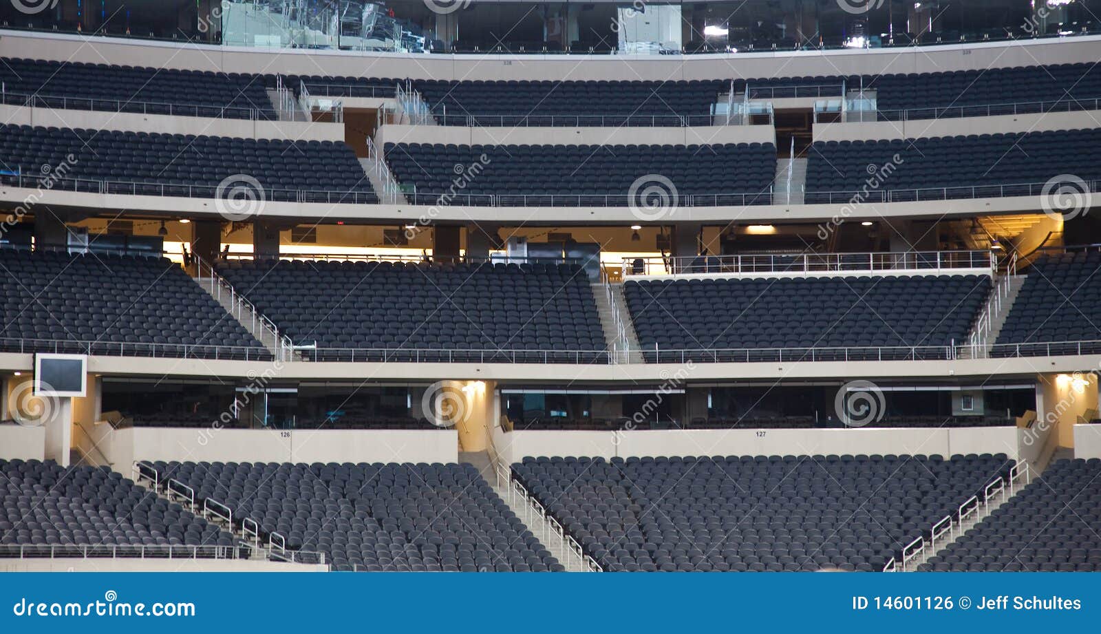 Empty Stadium Seats stock photo. Image of seats, seating - 14601126