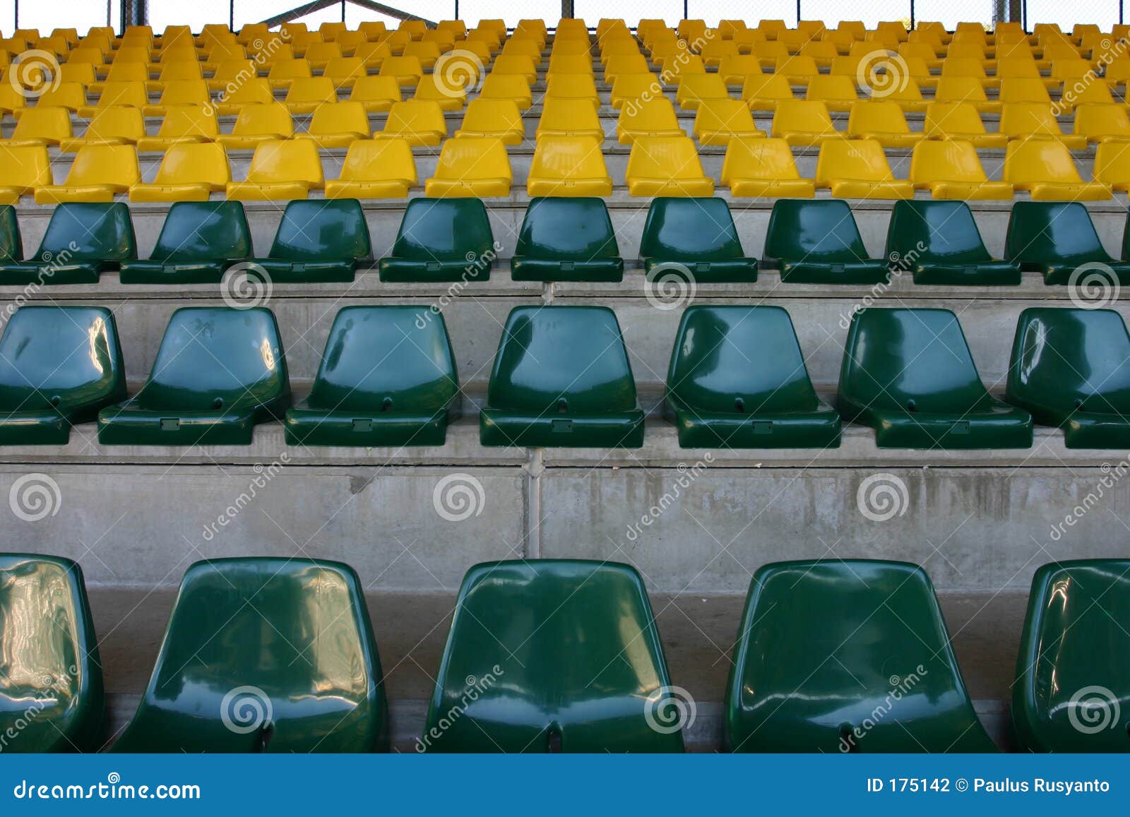 Empty Stadium Seats stock photo. Image of game, audience - 175142