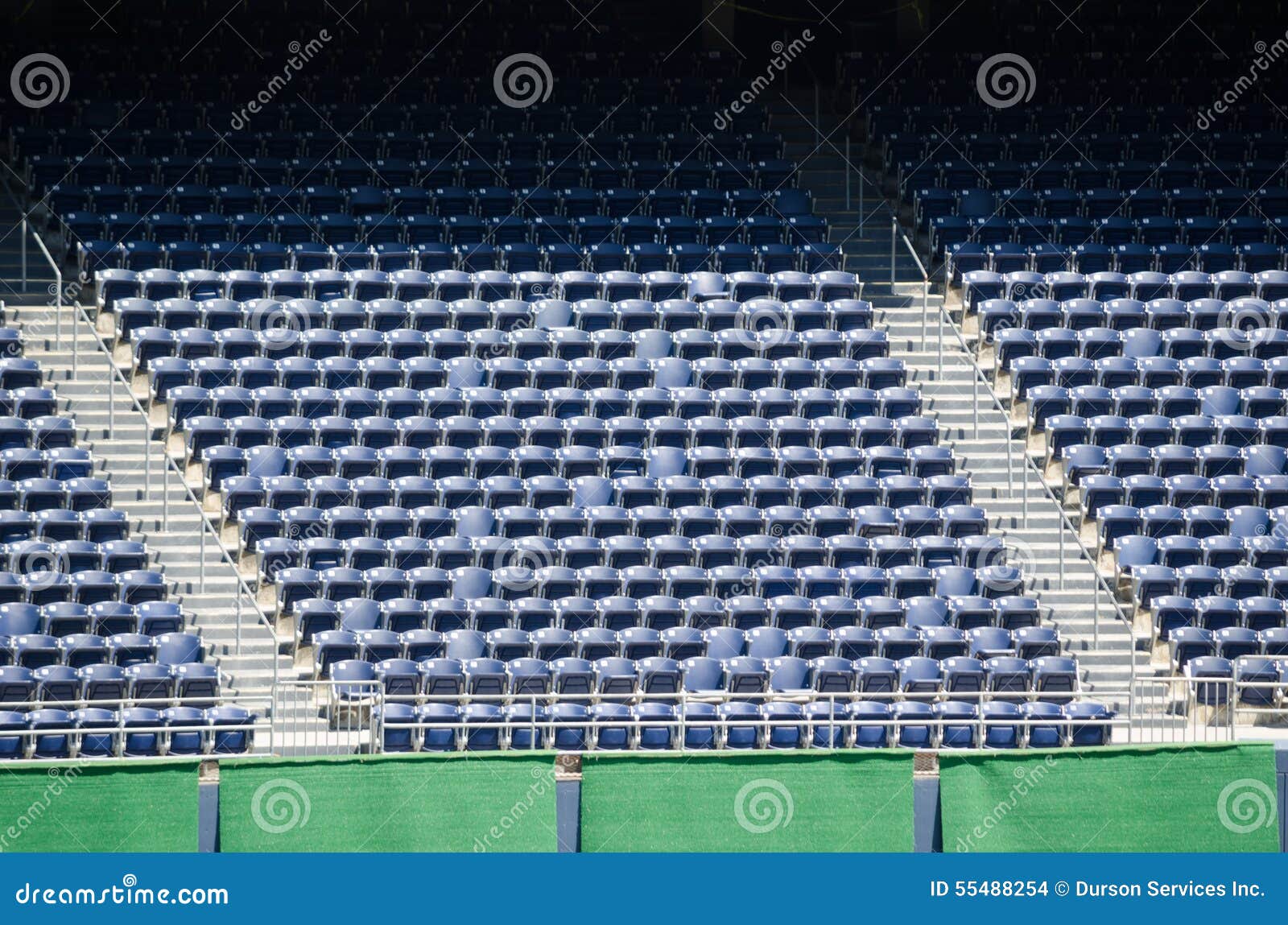 Empty stadium seats stock photo. Image of background - 55488254