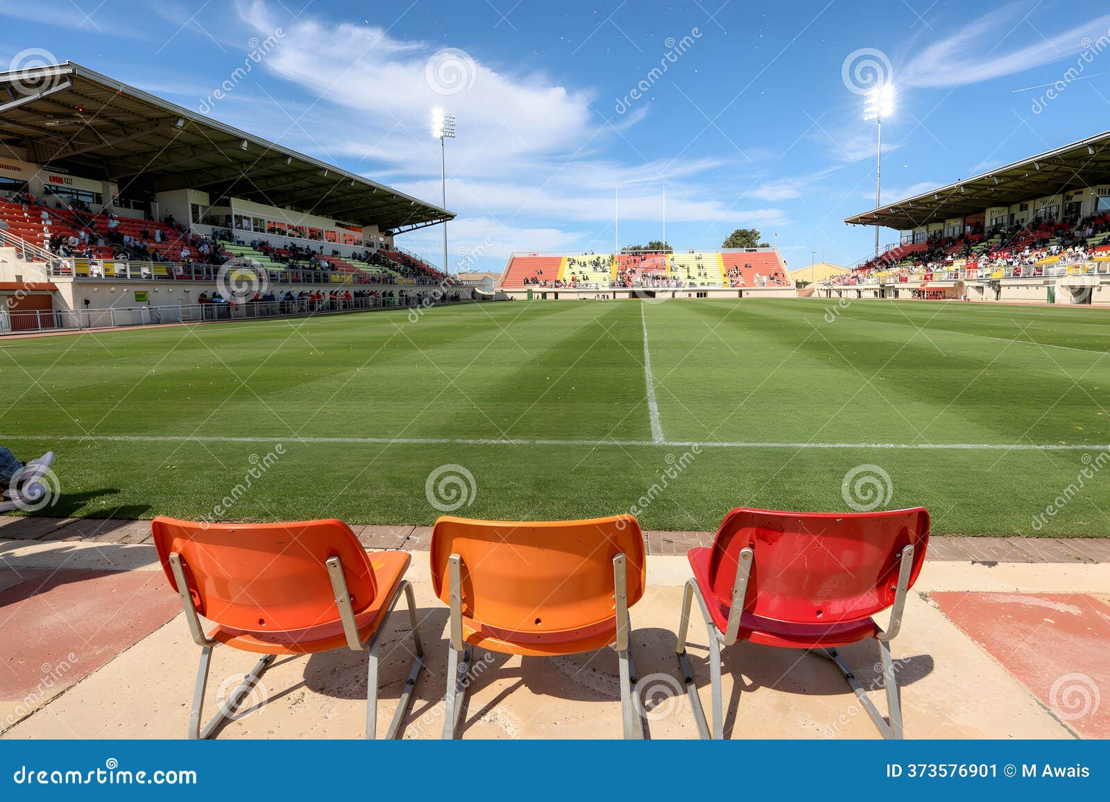 Stadium Seating Cartoon Vector | CartoonDealer.com #22354599