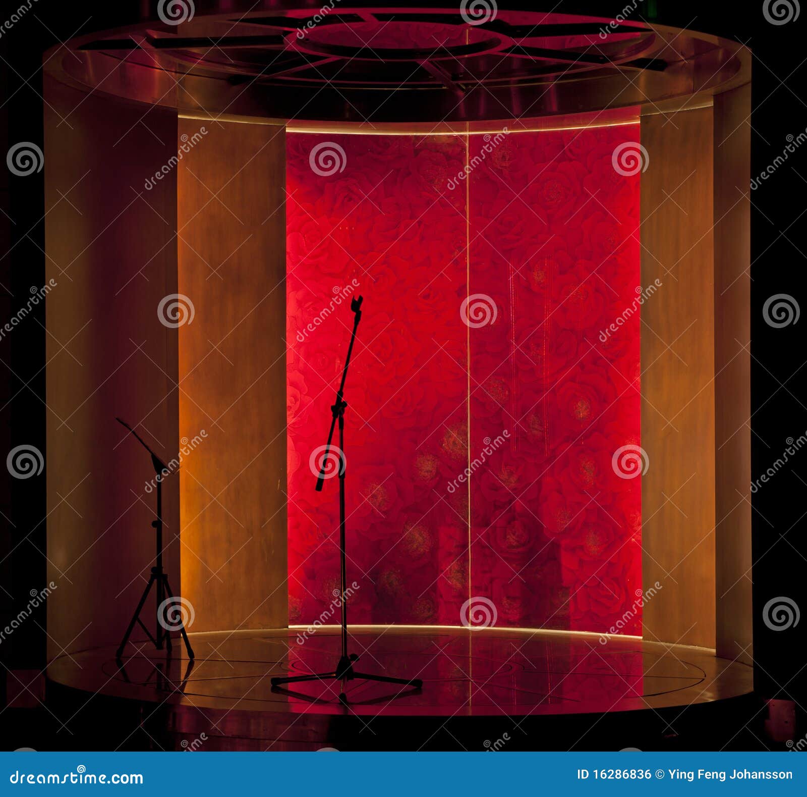 Empty stage stock photo. Image of scene, warm, small - 16286836