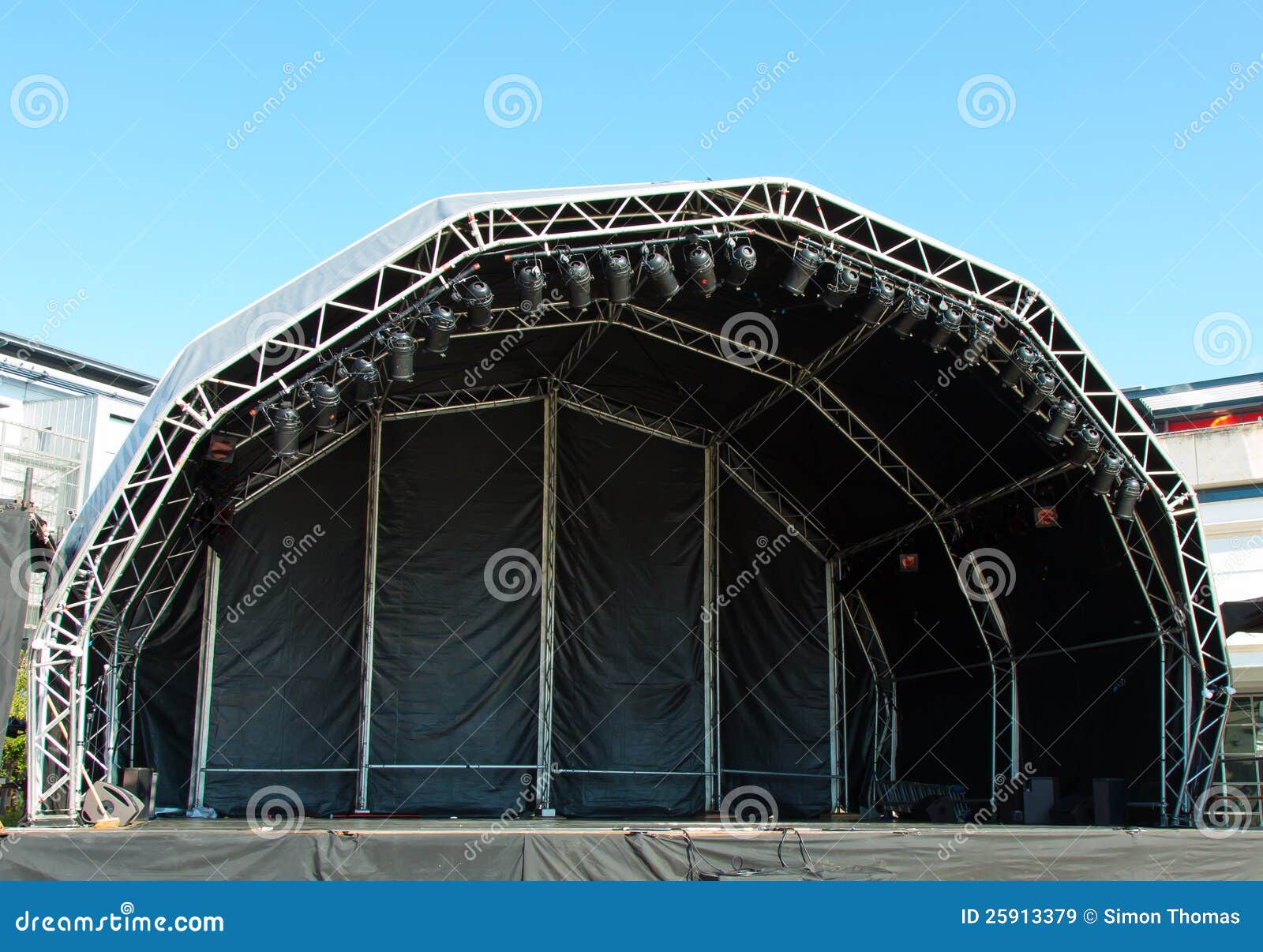Empty Stage stock image. Image of stage, outdoor, turn - 25913379