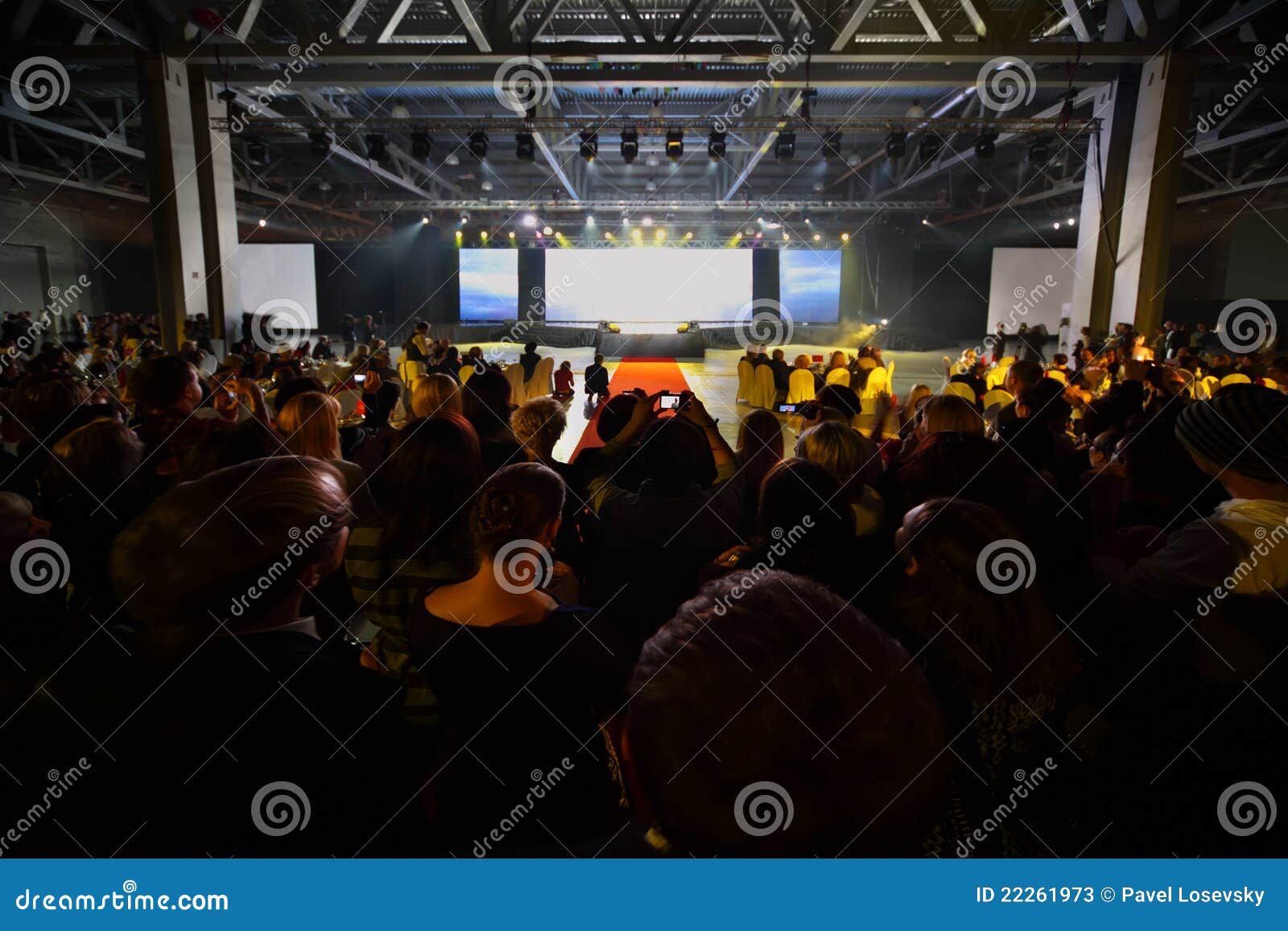 Empty stage and audience editorial stock photo. Image of adult - 22261973