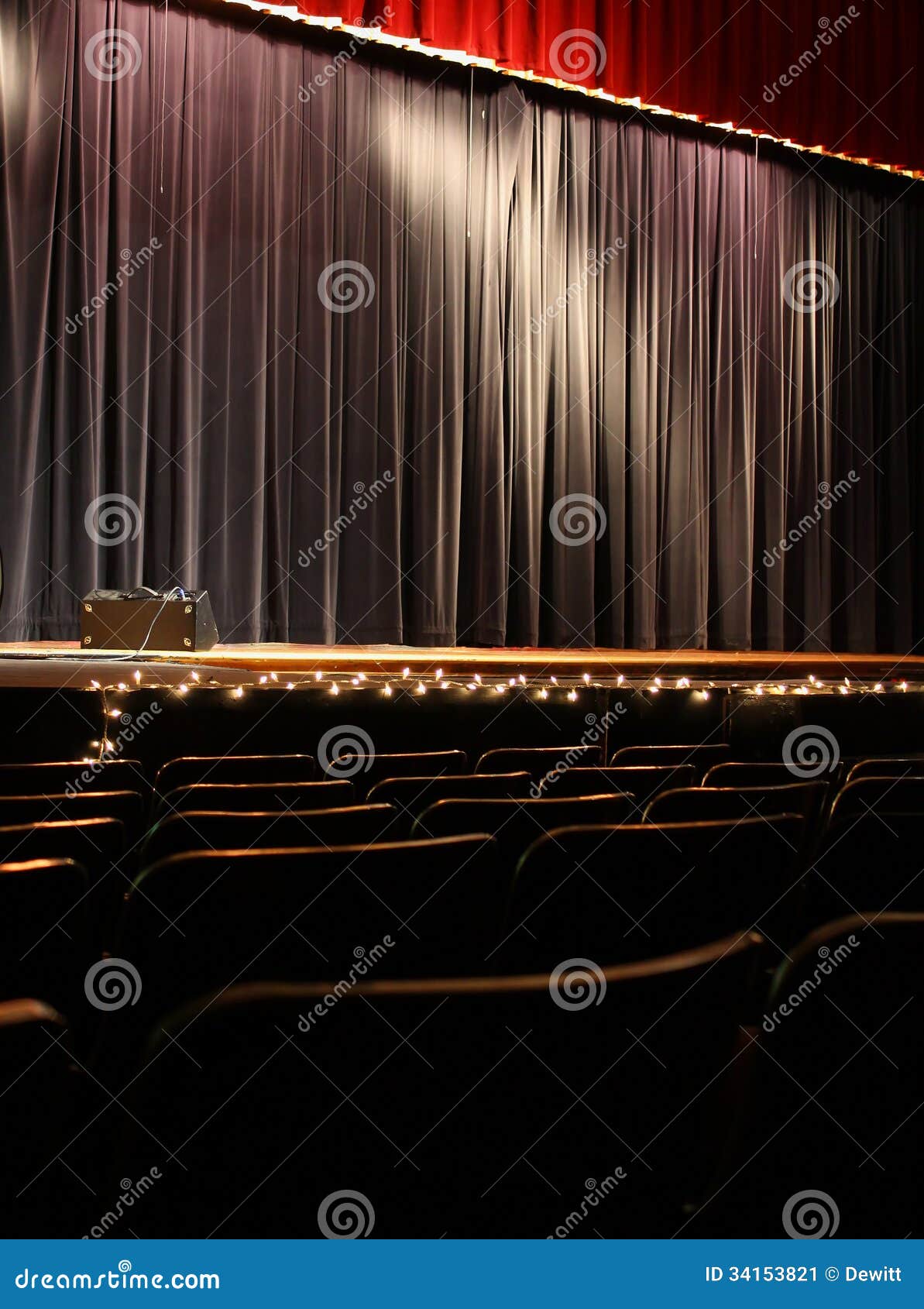 Empty stage stock image. Image of stage, empty, seat - 34153821