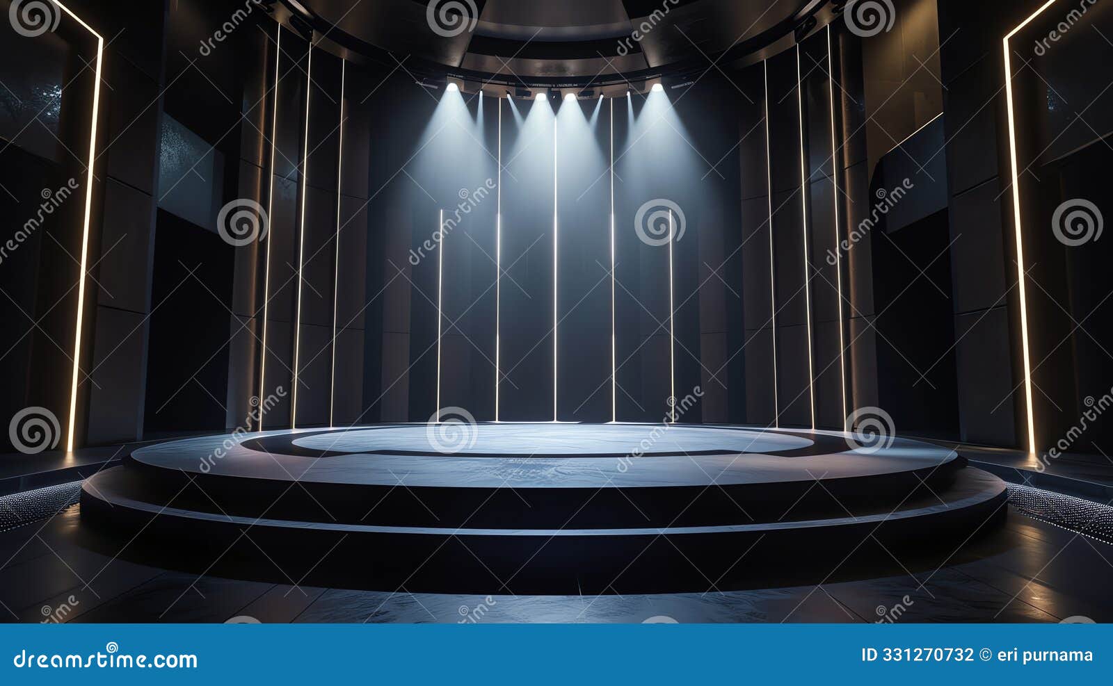 Empty Stage Design for Graphic Stock Photo - Image of room, screenshot ...