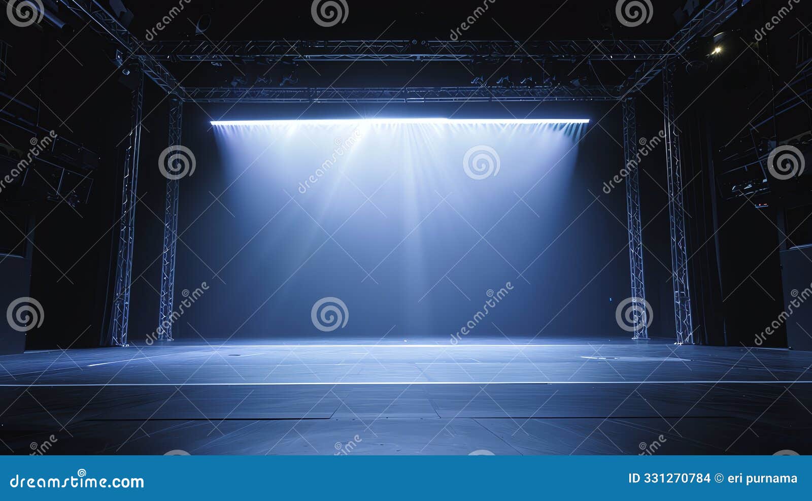 Empty Stage Design Screen Blank for Graphic Stock Illustration ...