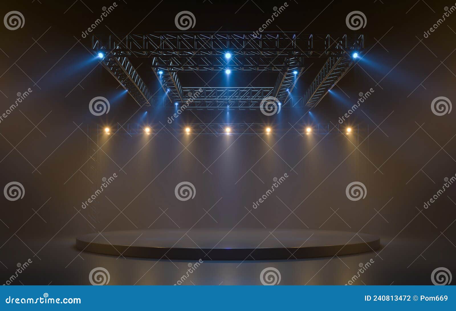 Empty stage stock illustration. Illustration of black - 240813472