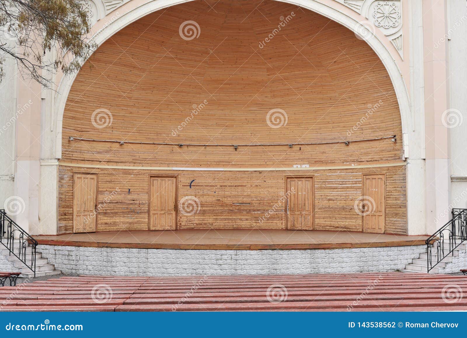Empty Stage for Performance Stock Photo - Image of staircase, cataclysm ...
