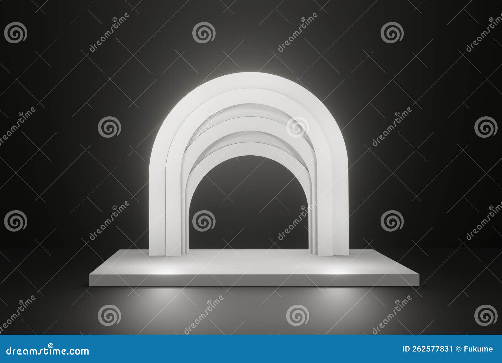 Paradise Stage A Cinematic Stone Podium With Palm Leaves Stock Image ...