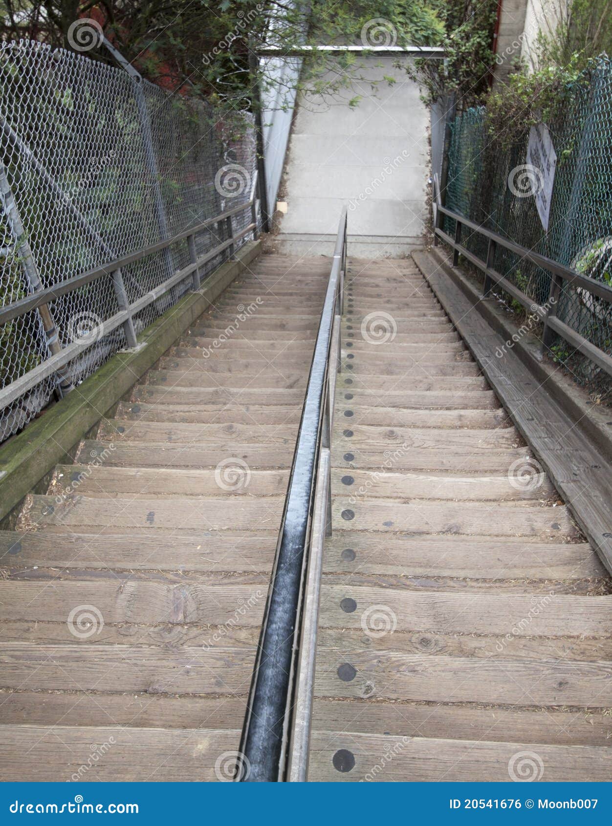 Empty Stairs stock photo. Image of stairway, fence, staircase - 20541676