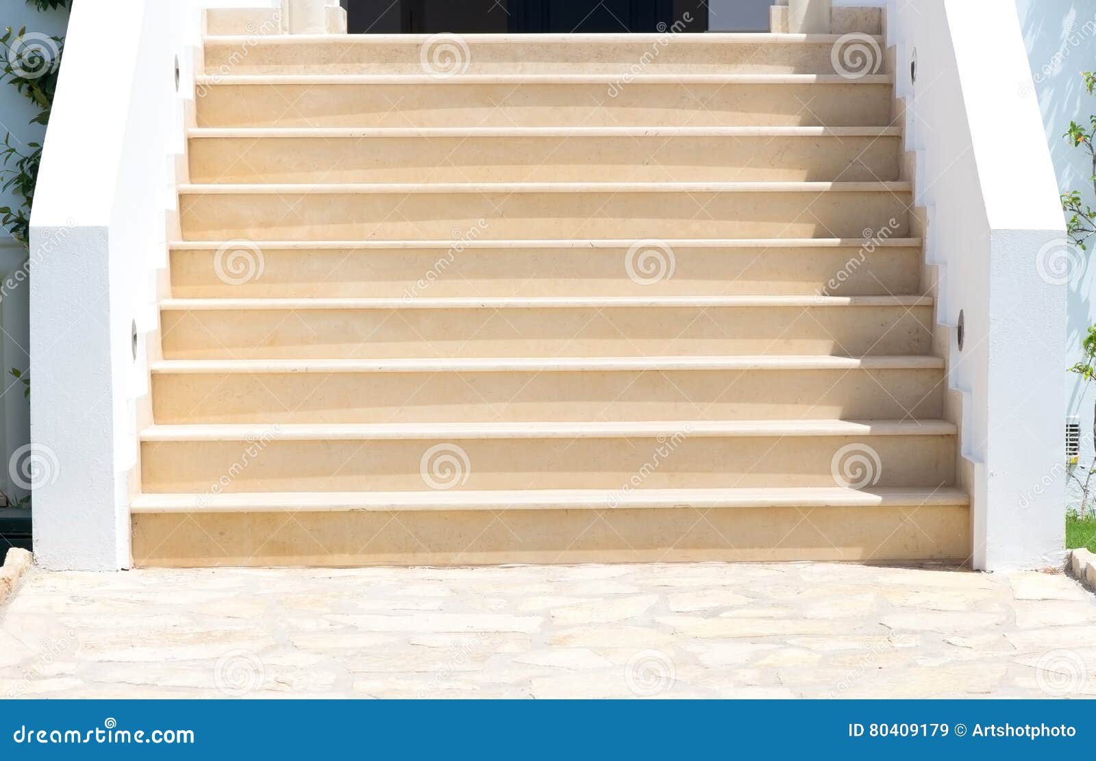 Empty stairs stock image. Image of concrete, business - 80409179