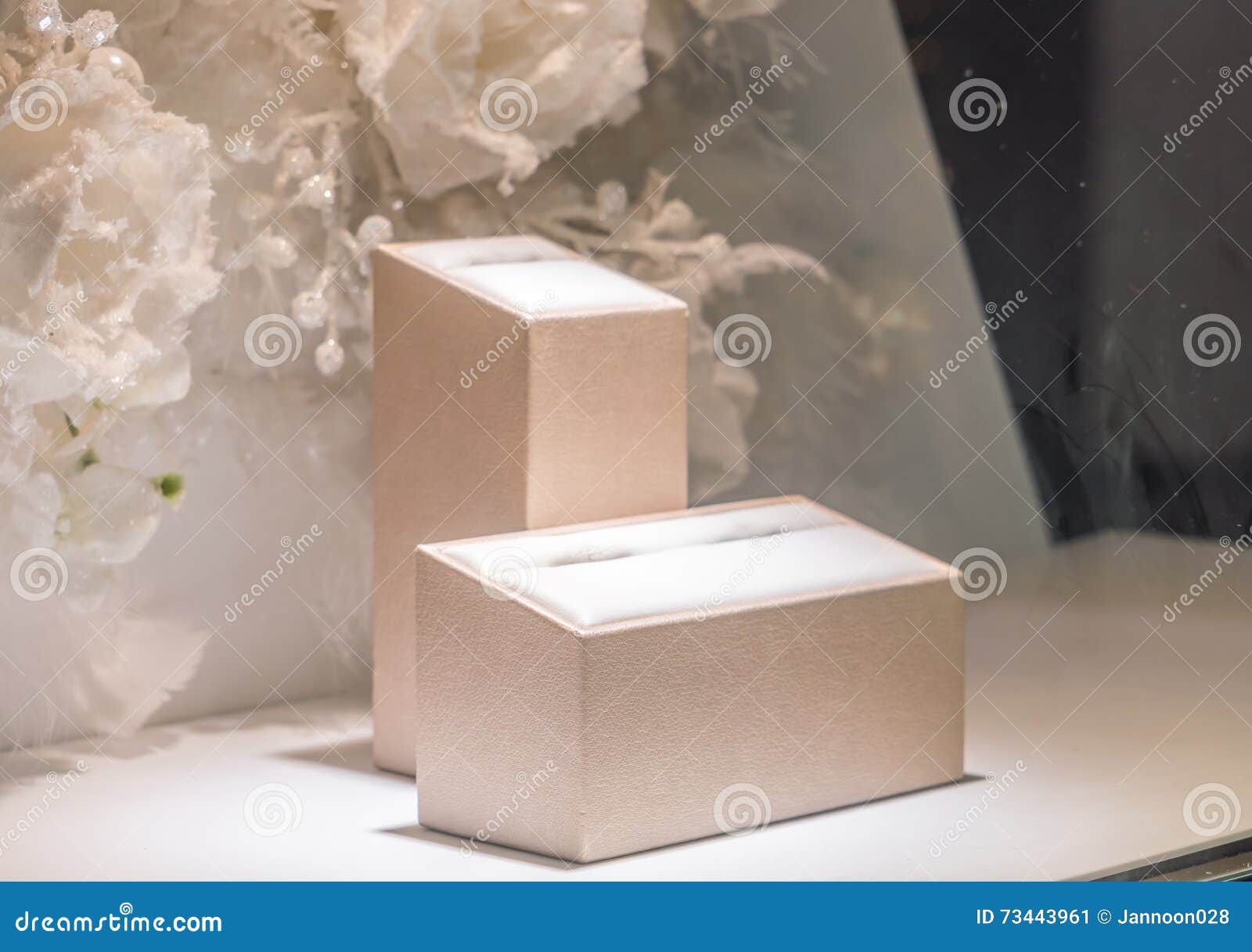 Empty Stand for Jewelry Store in Show Window . ( Filtered Image Stock ...