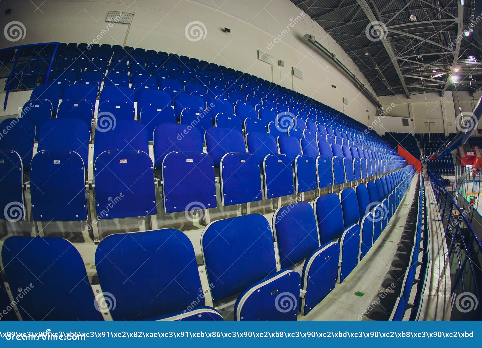 Empty Stands at the Stadium Stock Image - Image of audience ...