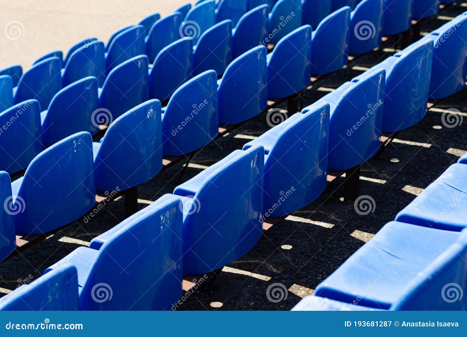 Empty Stands at the Stadium Editorial Photography - Image of game ...