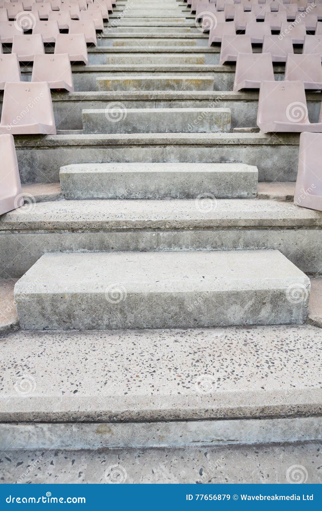 Empty steps in stadium stock image. Image of sports, empty - 77656879